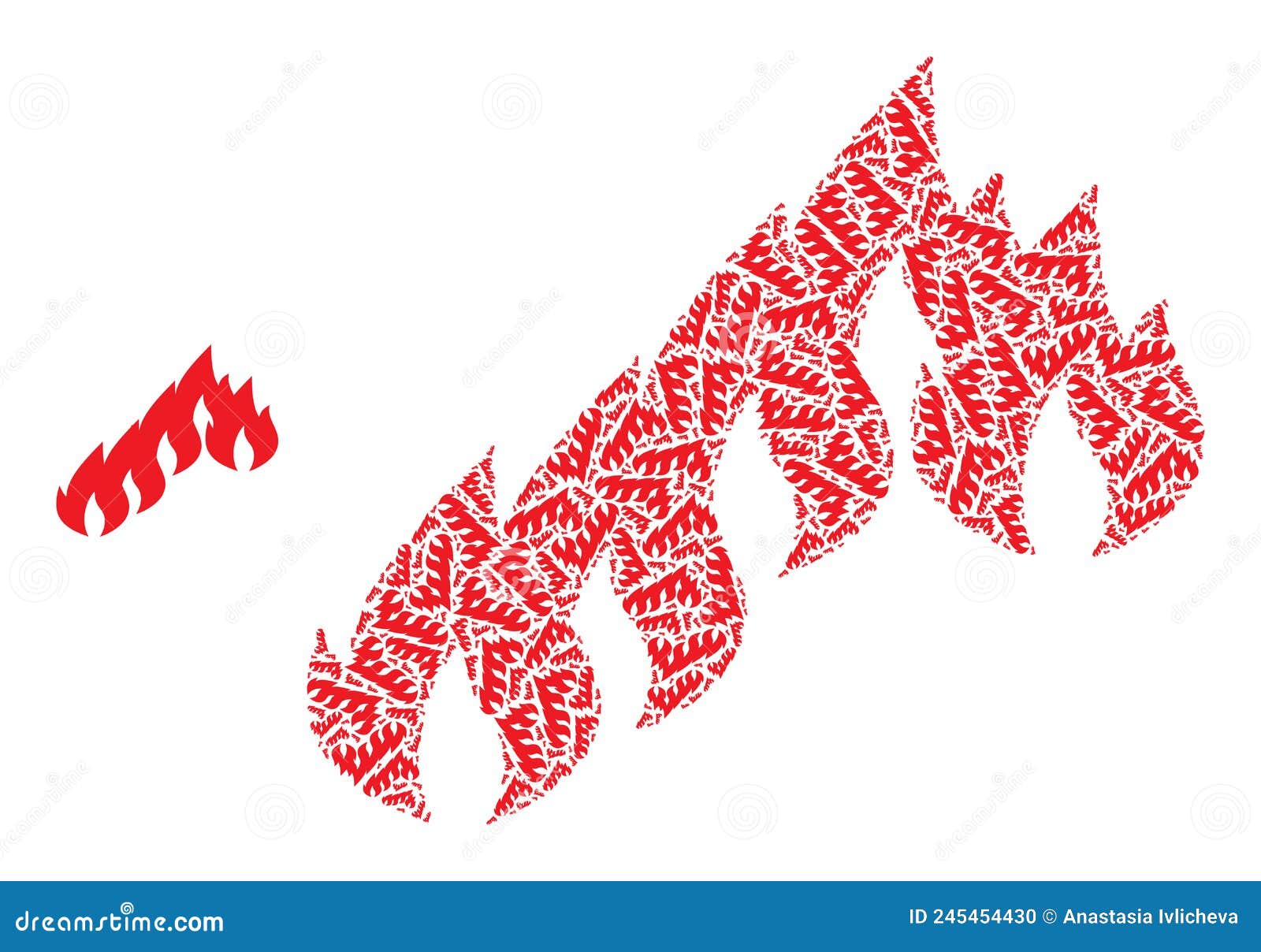 Firewall Recursive Collage of Firewall Icons Stock Vector ...