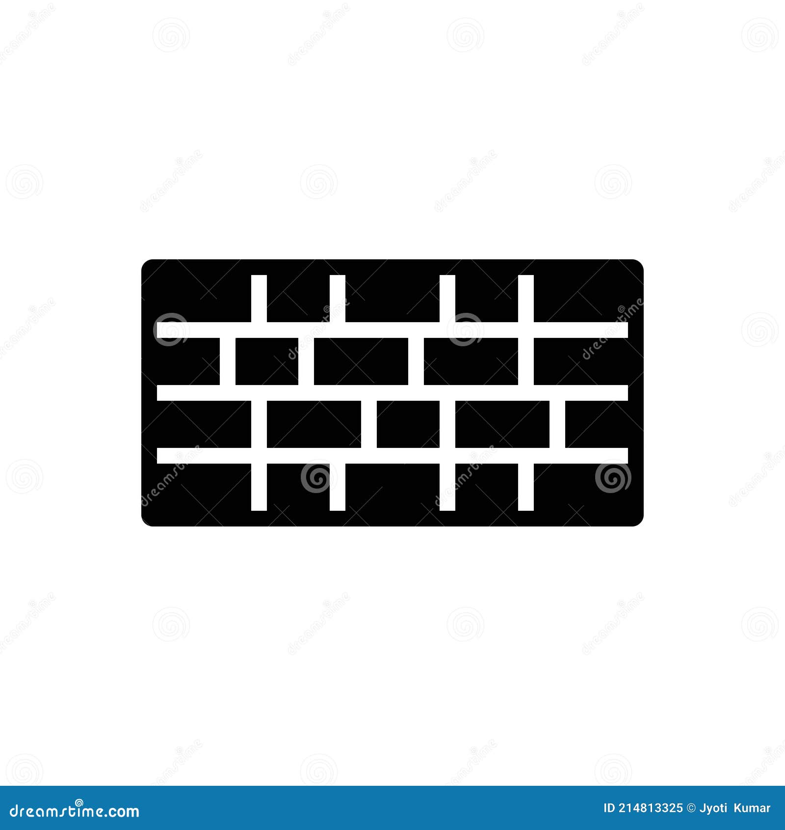 Firewall Security Wall App Essential Object Ui Ux Icon a Continuous ...