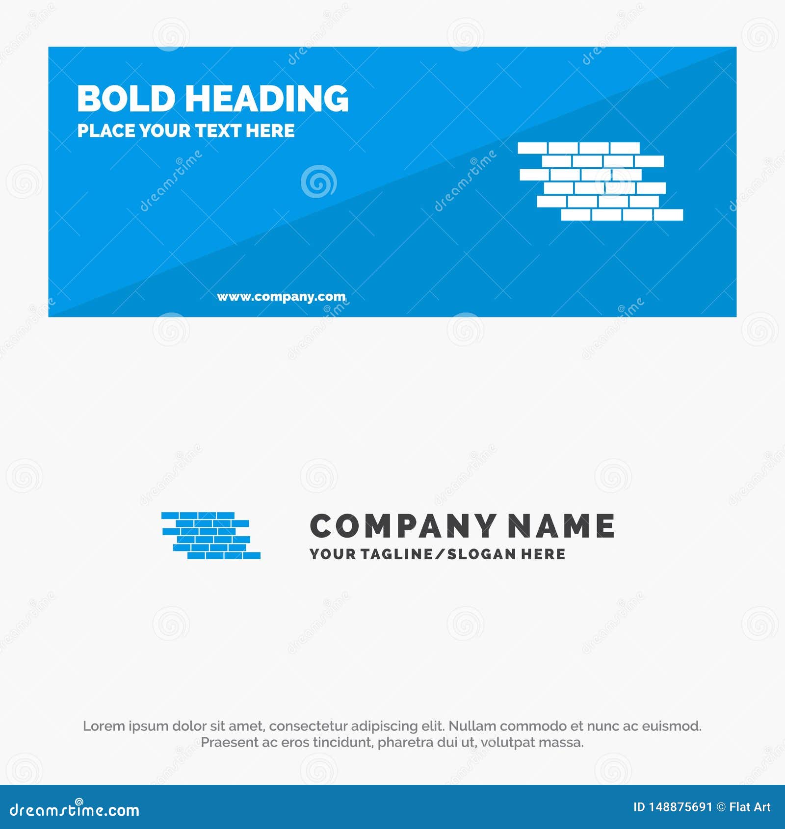 Firewall, Security, Wall, Brick, Bricks SOlid Icon Website Banner and ...