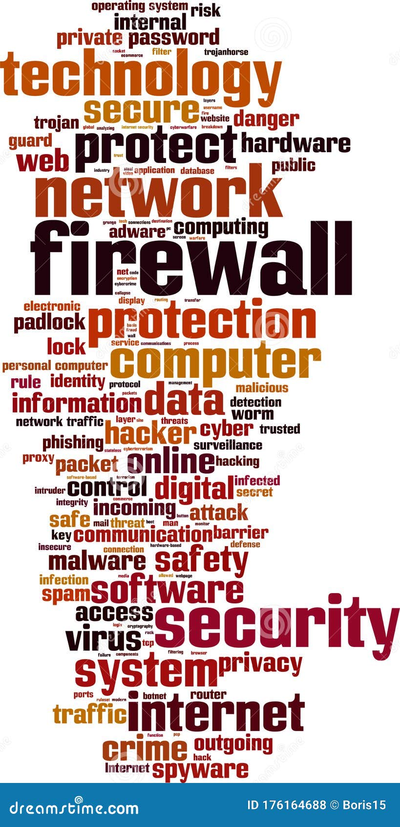 FIREWALL Word Cloud Collage Royalty-Free Stock Image | CartoonDealer ...