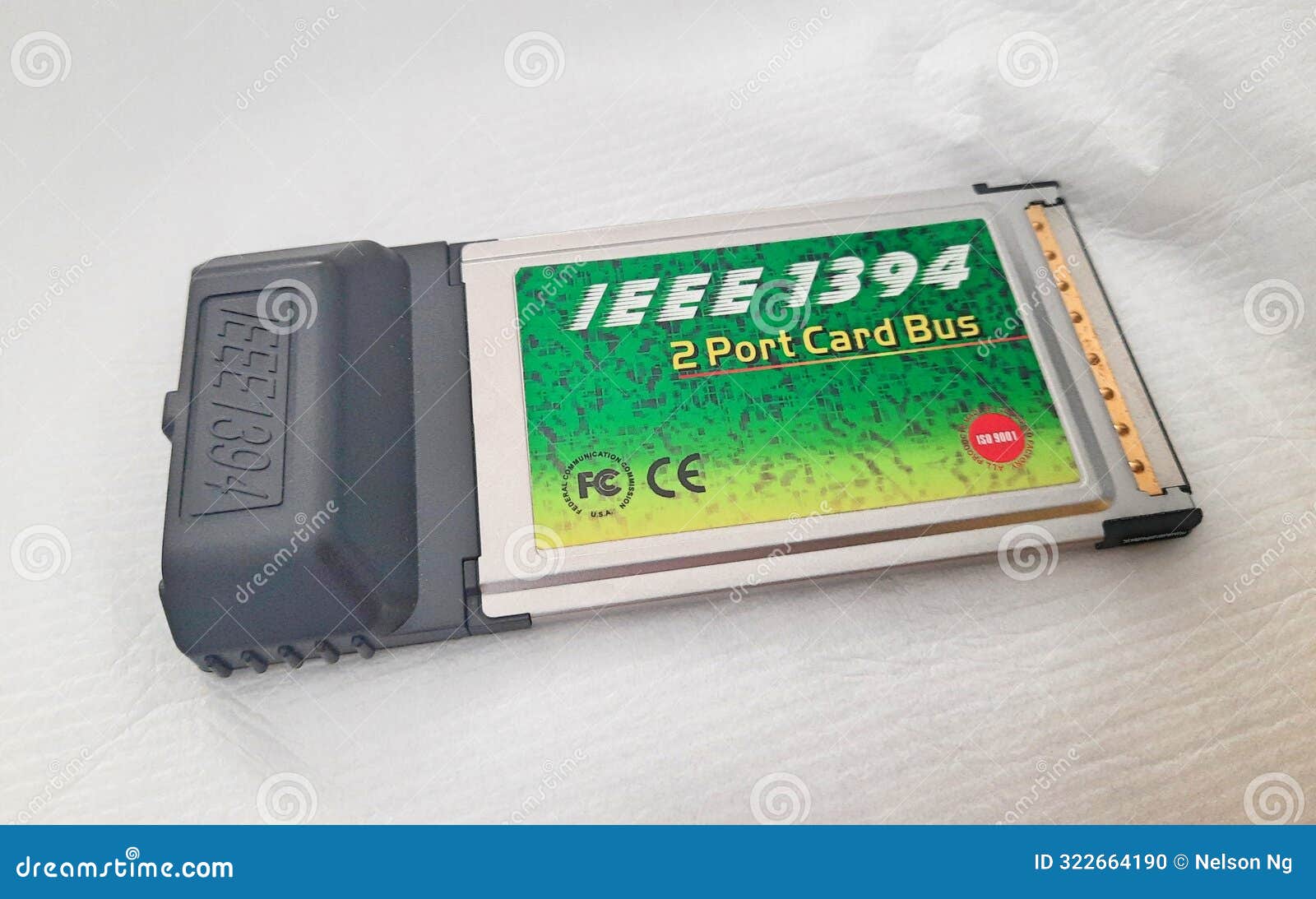 Firewire IEEE 1394 Port Card Bus for Laptop Stock Photo - Image of card ...