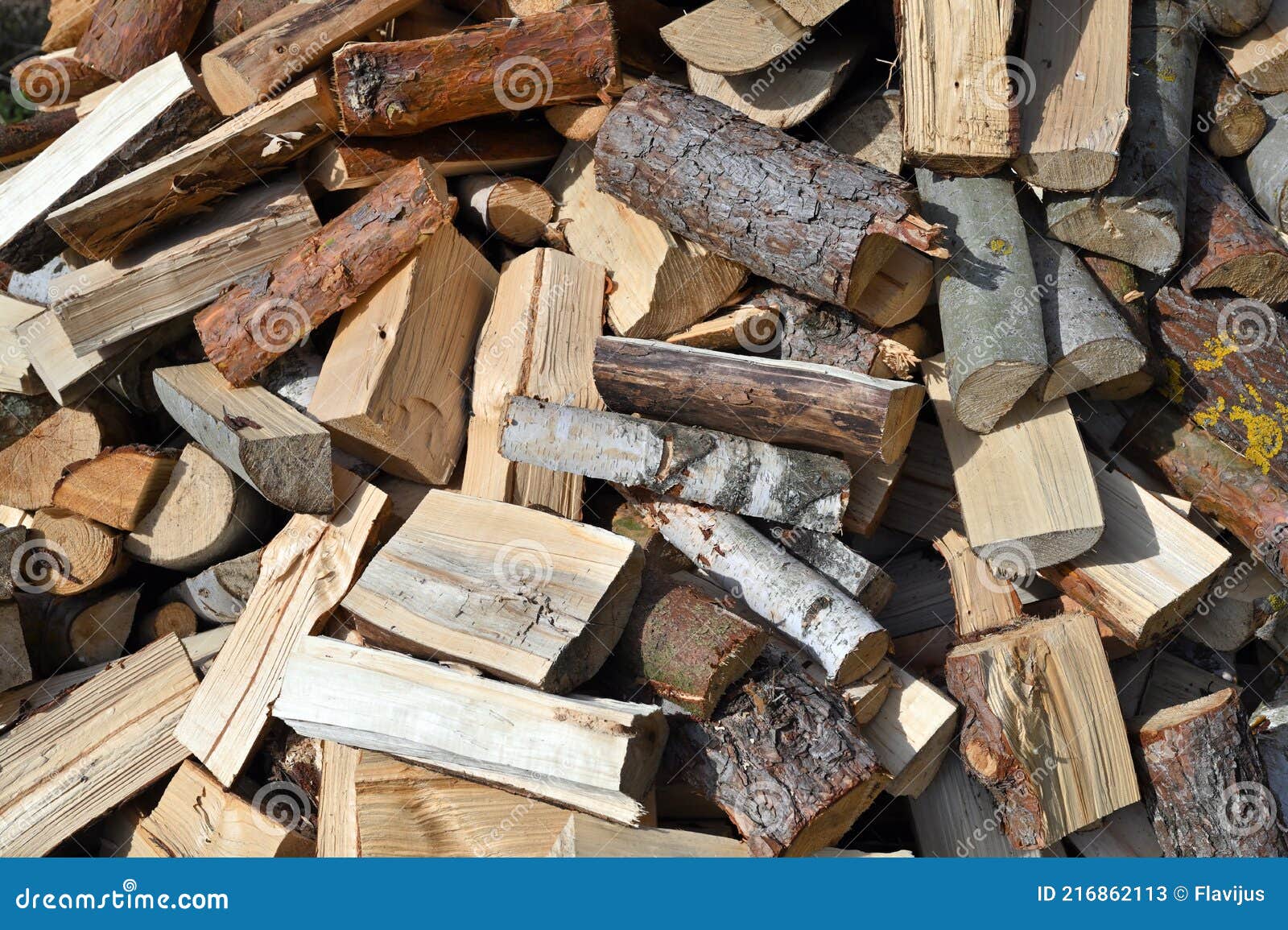 Background Of Chopped Firewood Logs In A Pile Stock Image ...