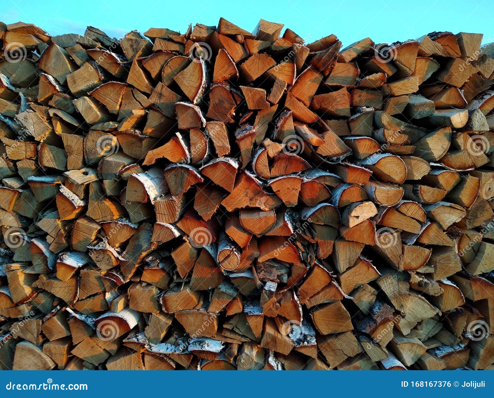 Firewood stock photo. Image of material, light, living - 168167376