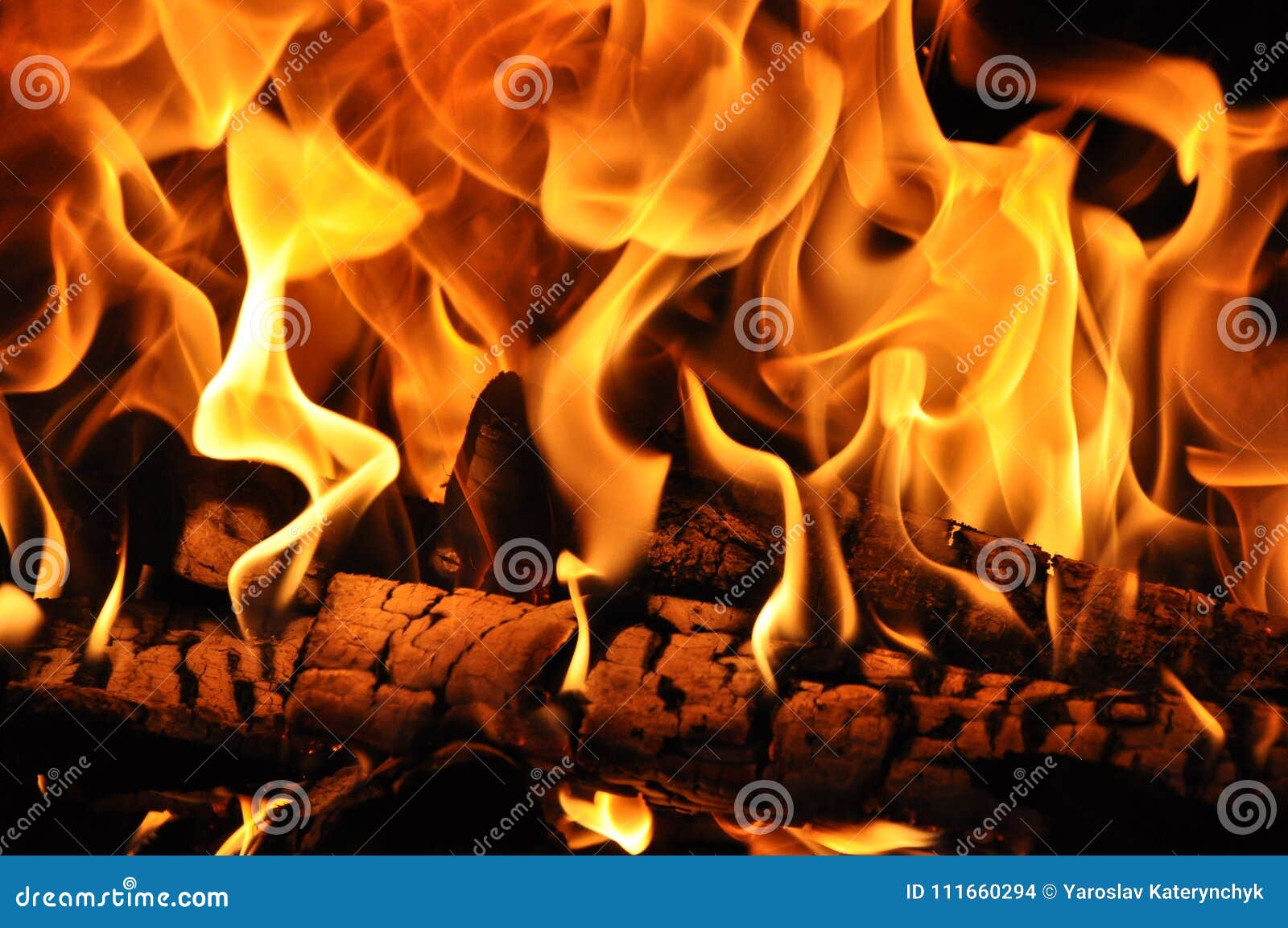 Firewood Burned in the Fire Stock Photo - Image of smoldering, fire ...