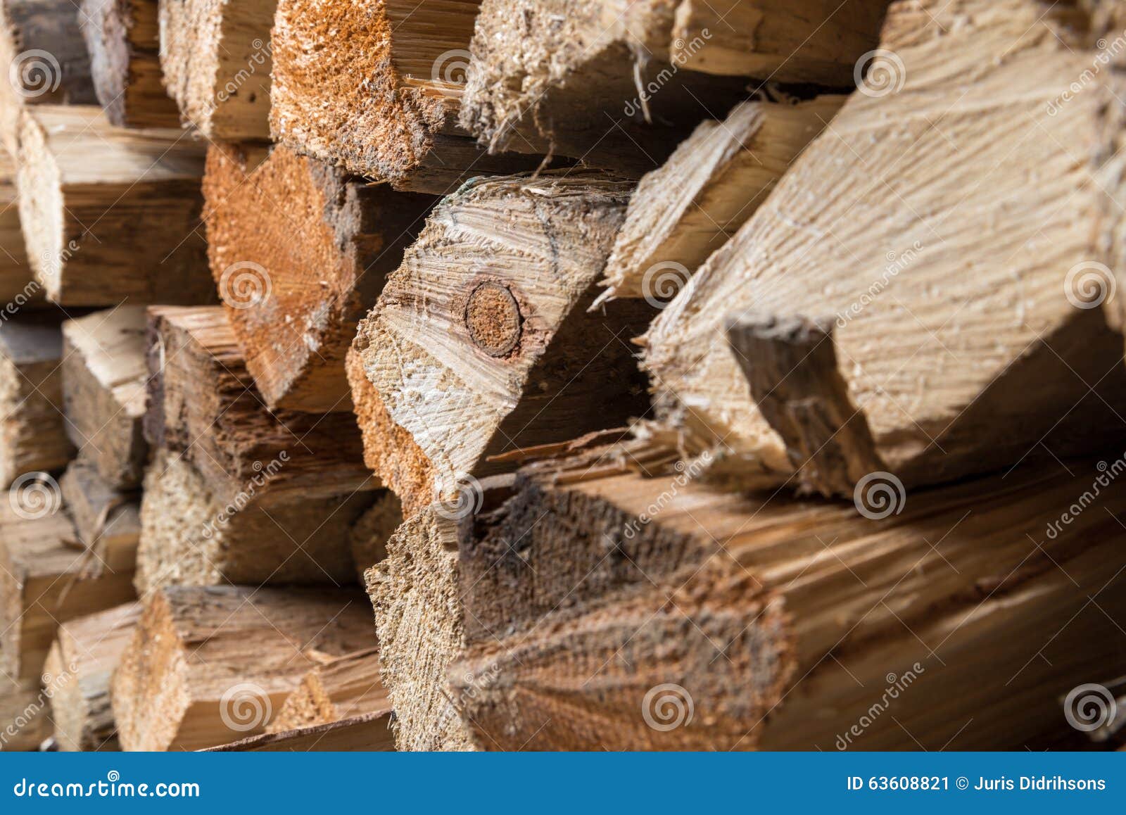 Firewood of Different Types. Stock Image - Image of material, stack ...