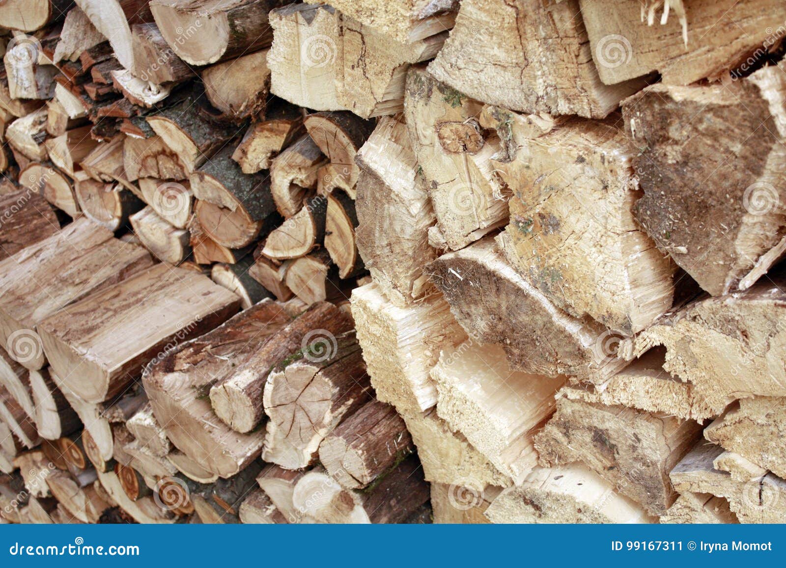 Firewood stock image. Image of heap, stack, texture, chopped - 99167311