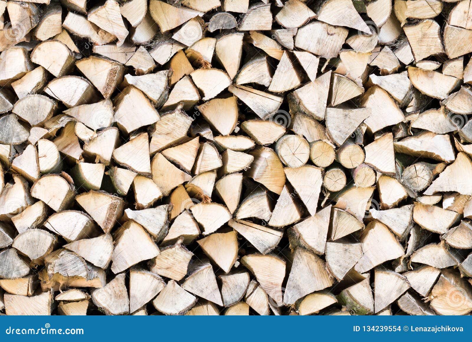 Firewood Free-standing Stack Seamless Pattern Stock Photo - Image of ...