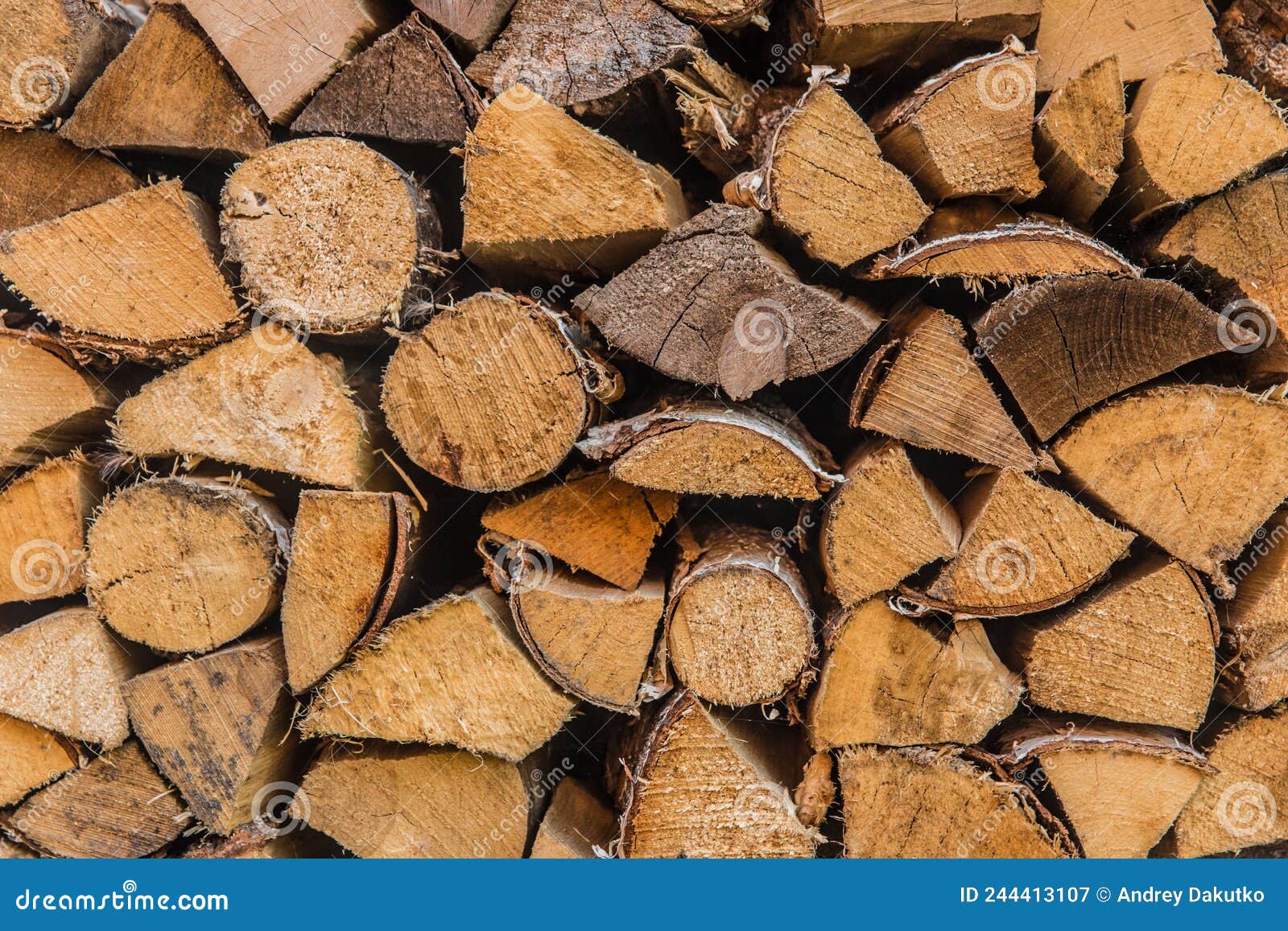 Firewood Stack Texture Background Storage Wood Materials Chopped Pile ...