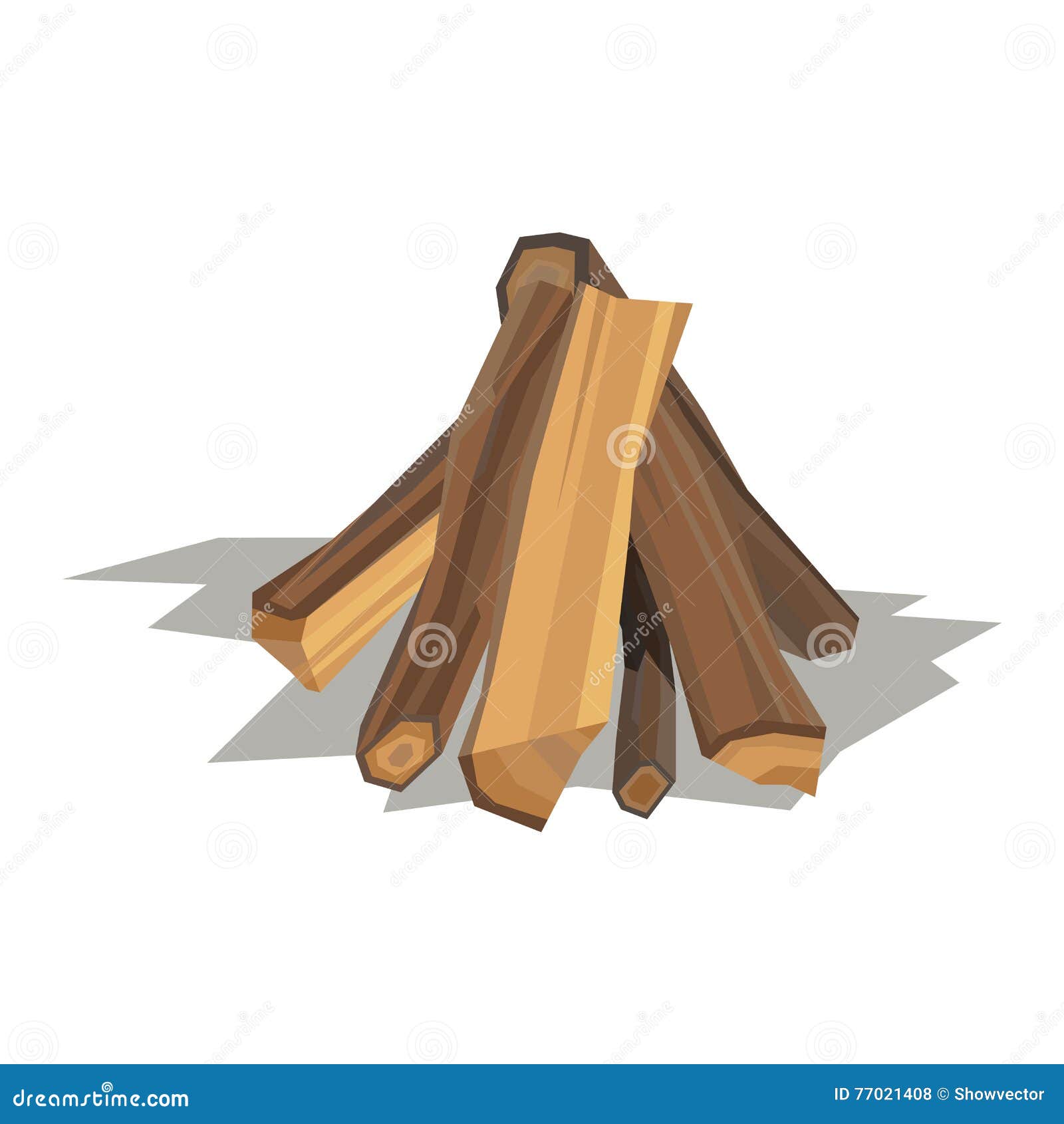 Set Wooden Material, Textured Surface Wood Comic Background In Cartoon ...