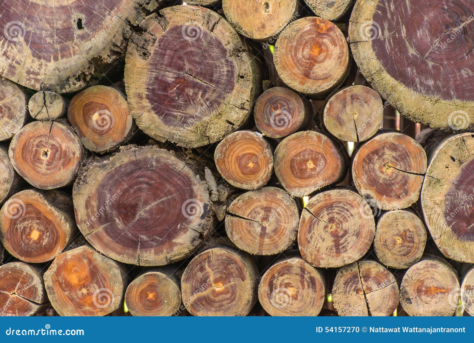 Firewood Stacked Up is Color Brows Stock Photo - Image of timber, brows ...