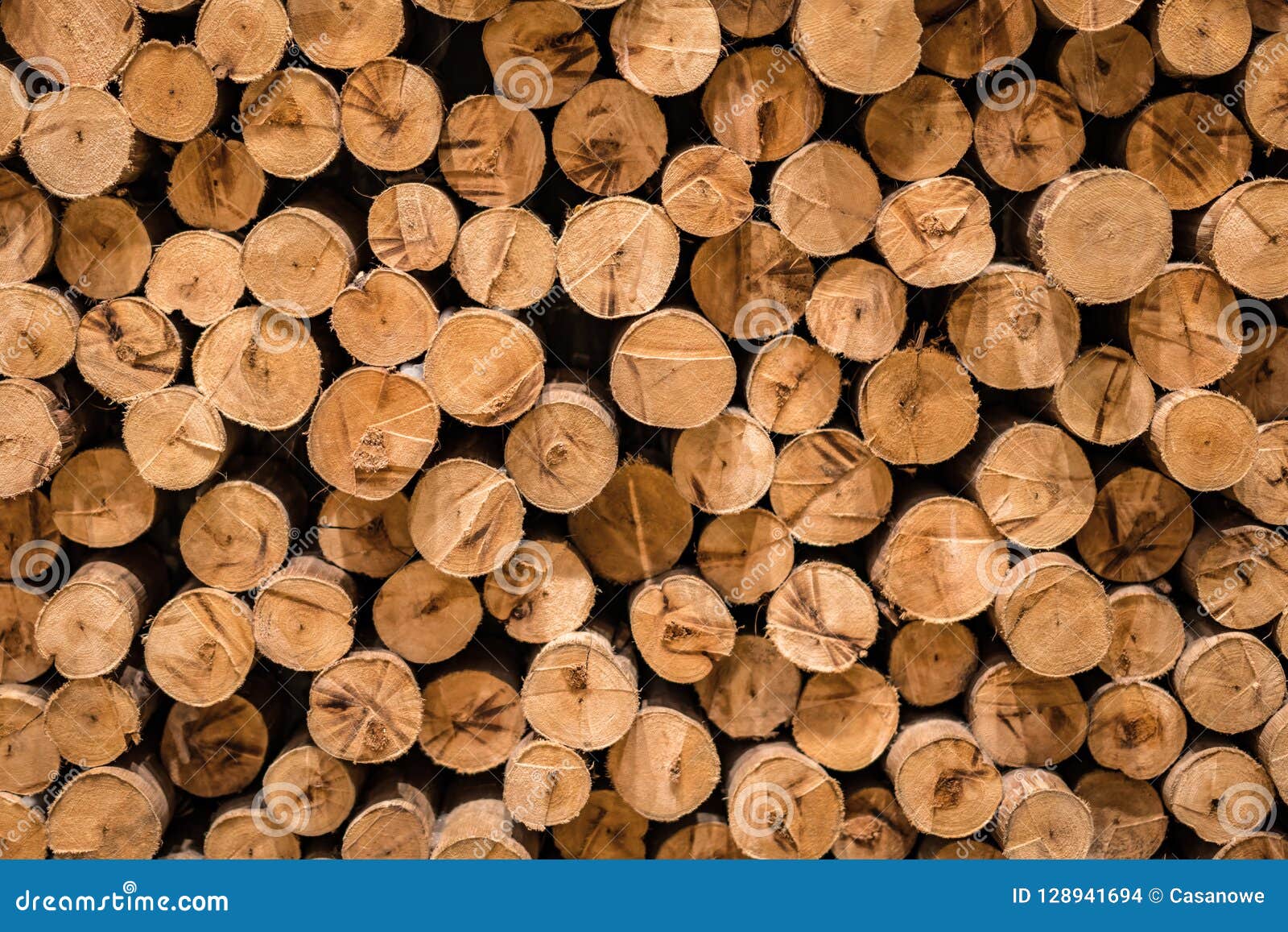 Firewood Stacked Up in a Pile for Kindle Stock Photo - Image of heap ...