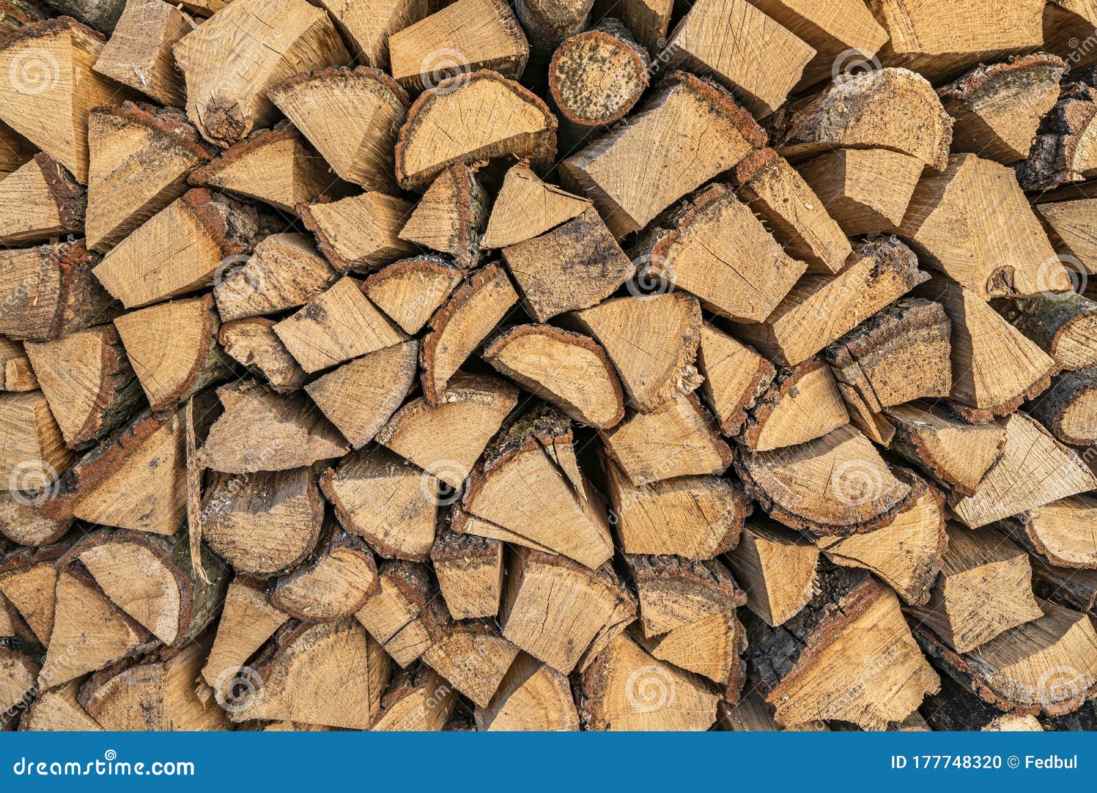 Firewood Texture. Pile of Dry Chopped Fire Wood Background Stock Photo ...