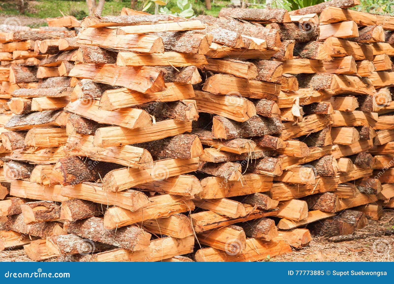 Firewood stock image. Image of seasoned, logpile, hard - 77773885