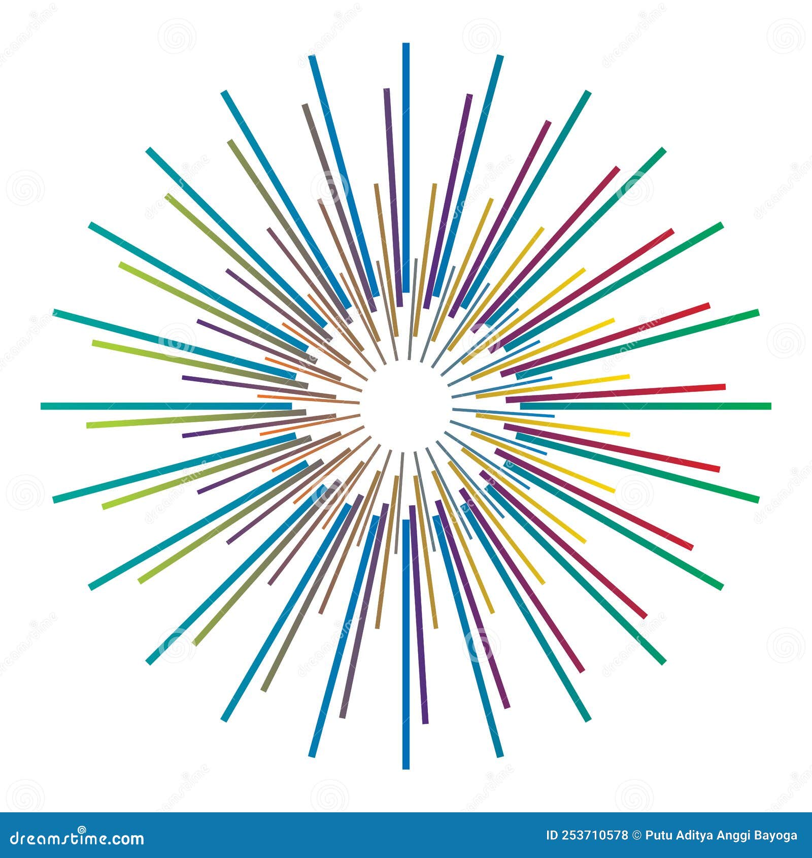 Simple Firework Illustration Stock Vector - Illustration of simple ...