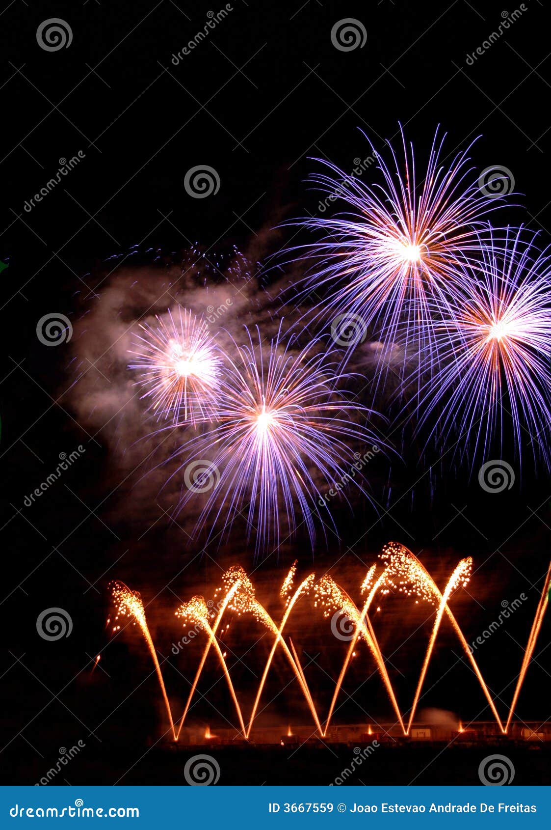 Blue firework flauncher - rollkool