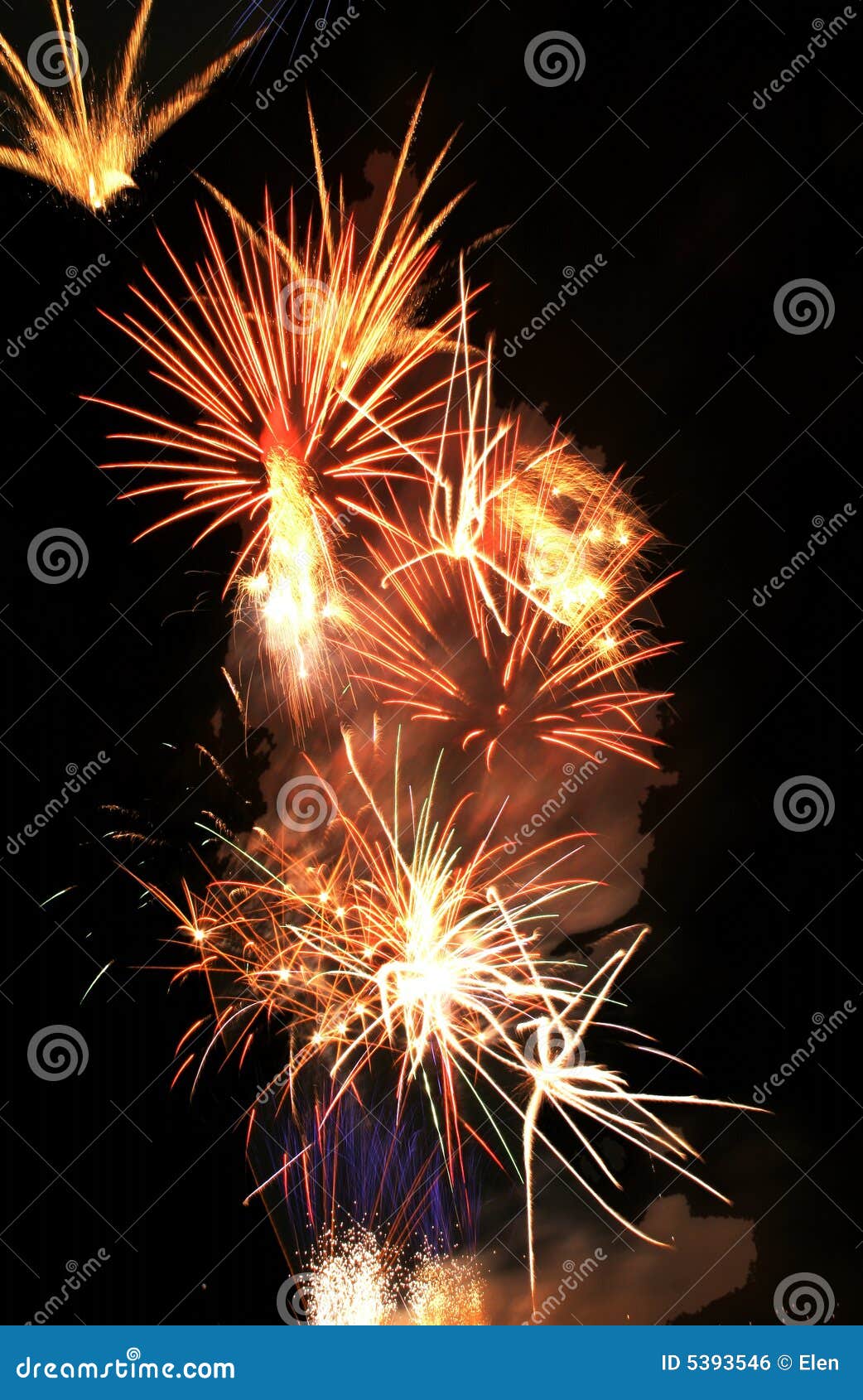 Firework stock photo. Image of black, flare, background - 5393546