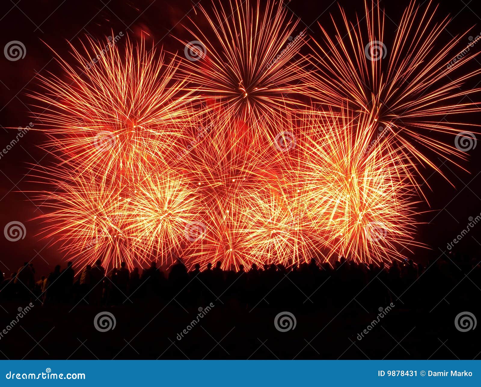 Firework blast stock image. Image of fire, festival, pyrotechnic - 9878431
