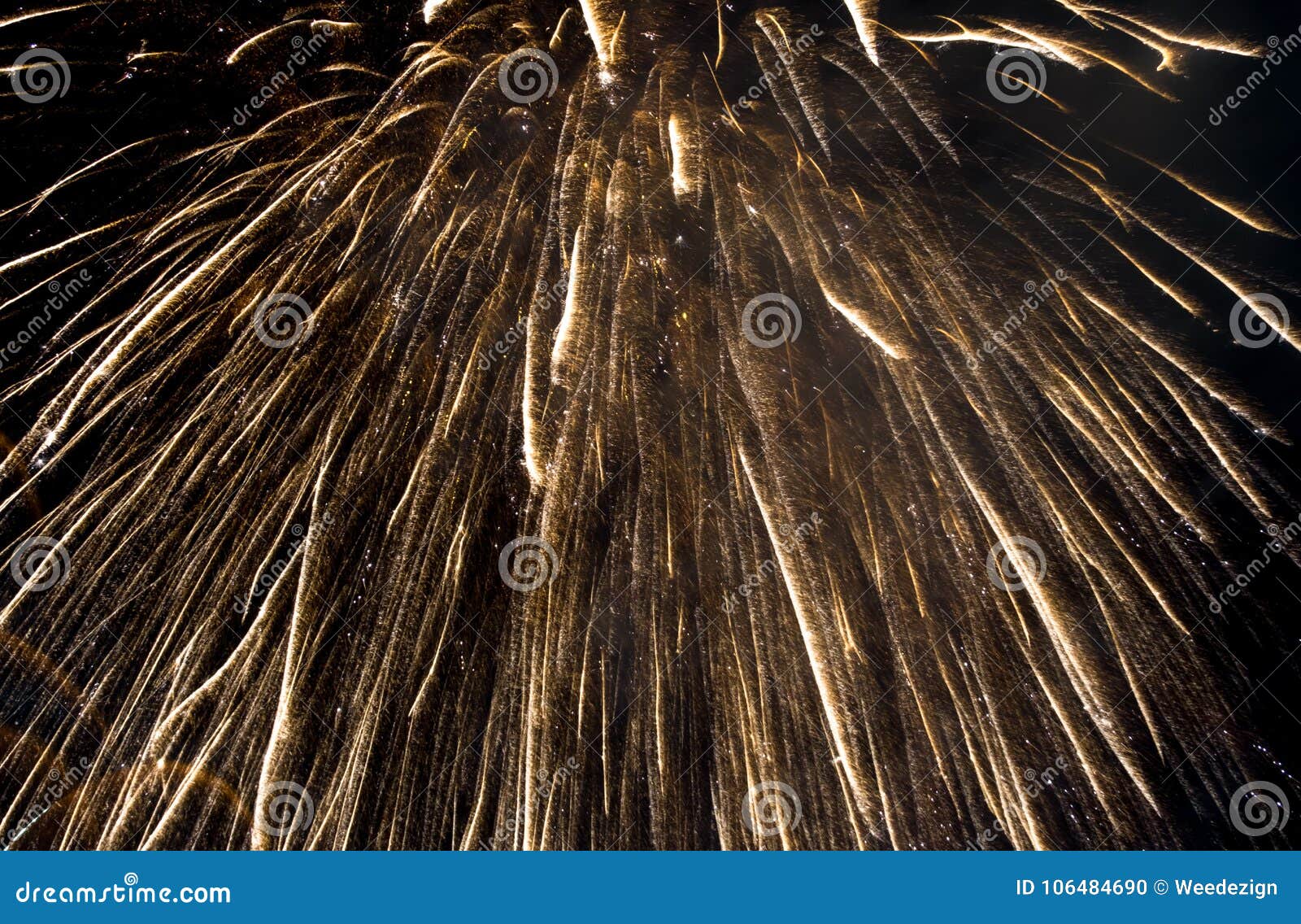 Firework Blast in Dark Sky at Night Celebration New Year,count D Stock ...