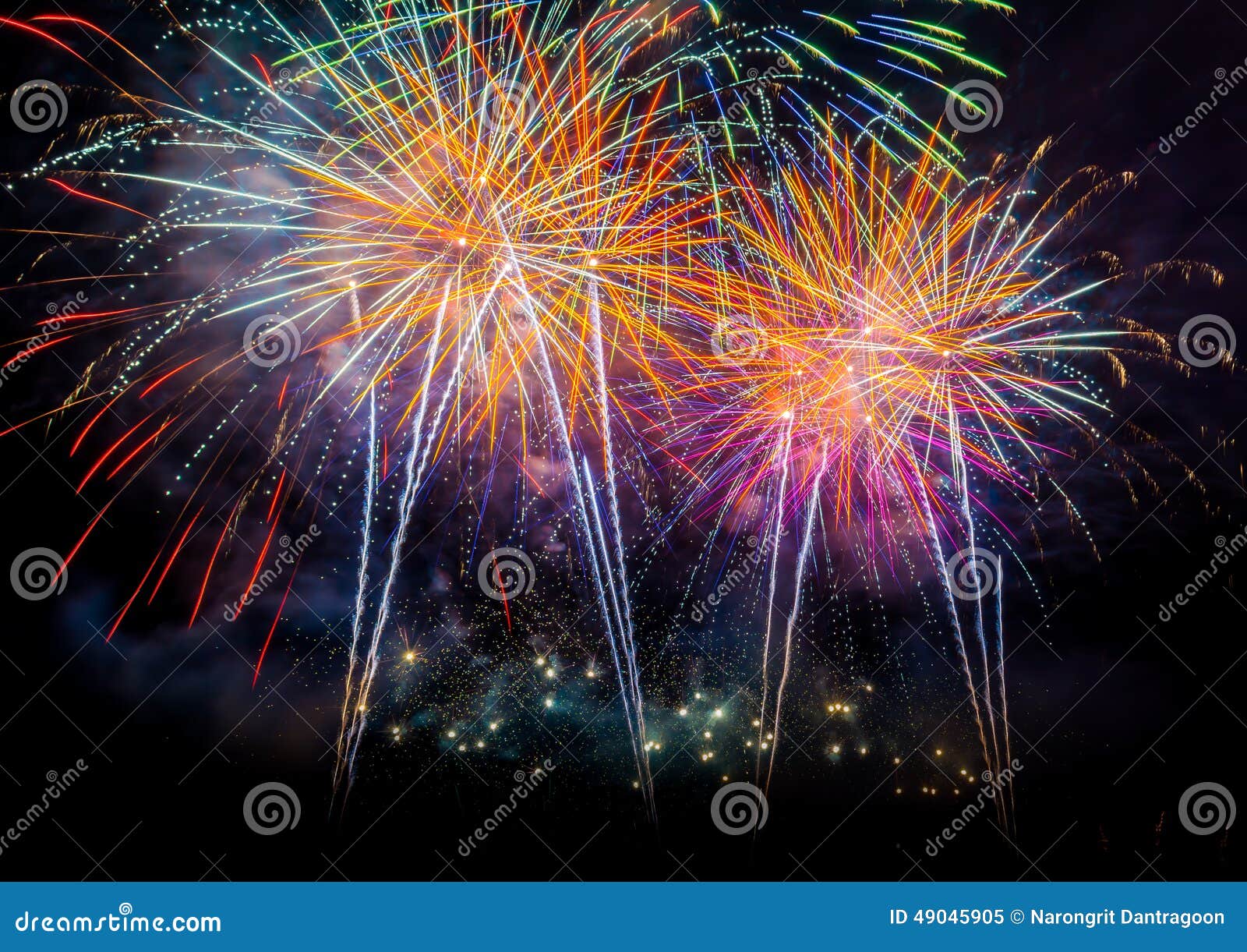 Firework Blast. stock image. Image of bang, fireworks - 49045905