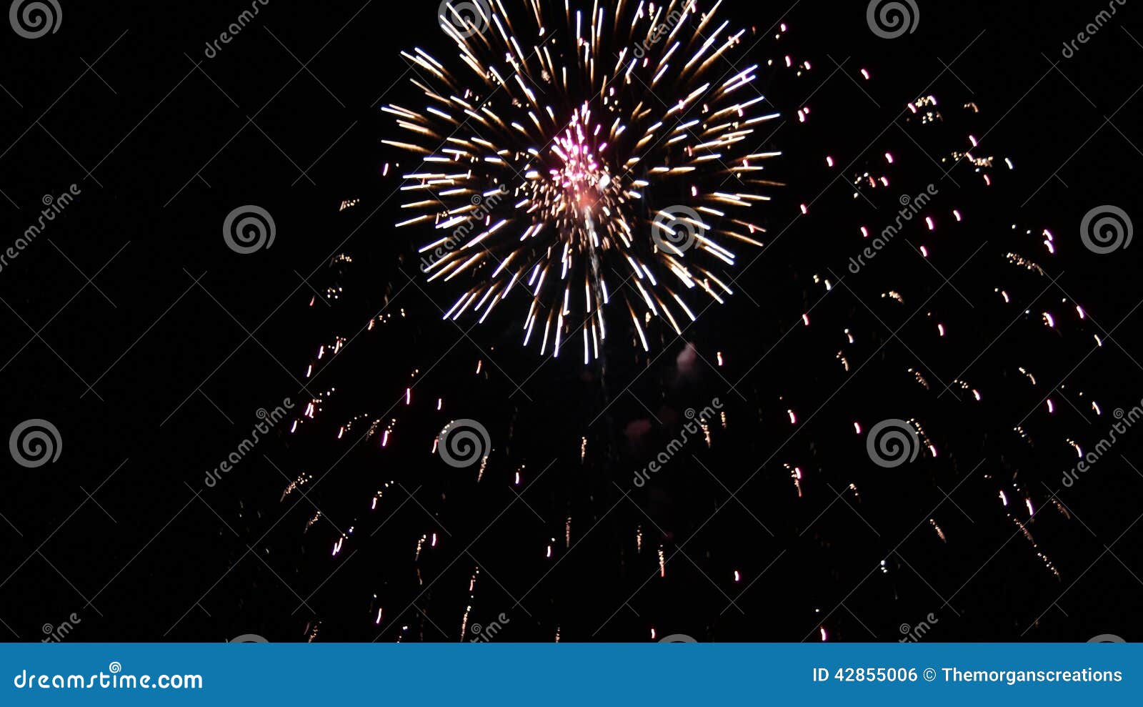 Firework Burst stock photo. Image of night, multiple - 42855006