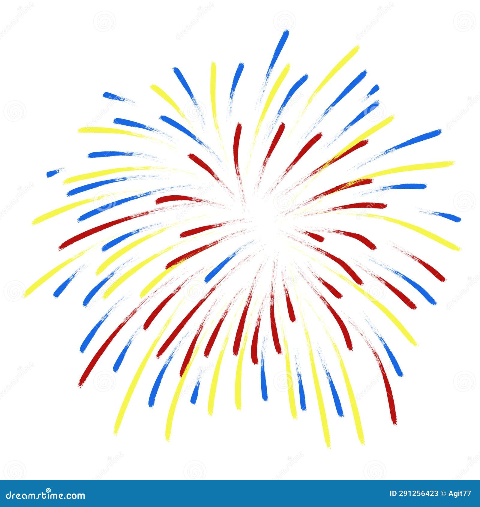 Firework Burst New Year Celebration Illustration Icon Stock ...