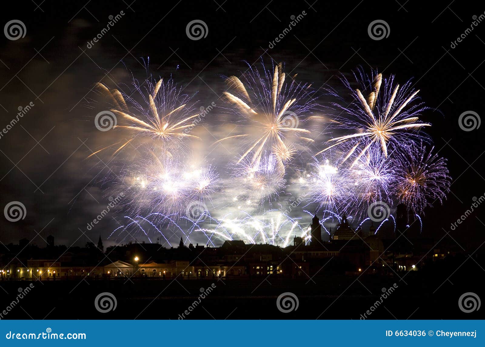 Firework celebration stock photo. Image of night, festival - 6634036