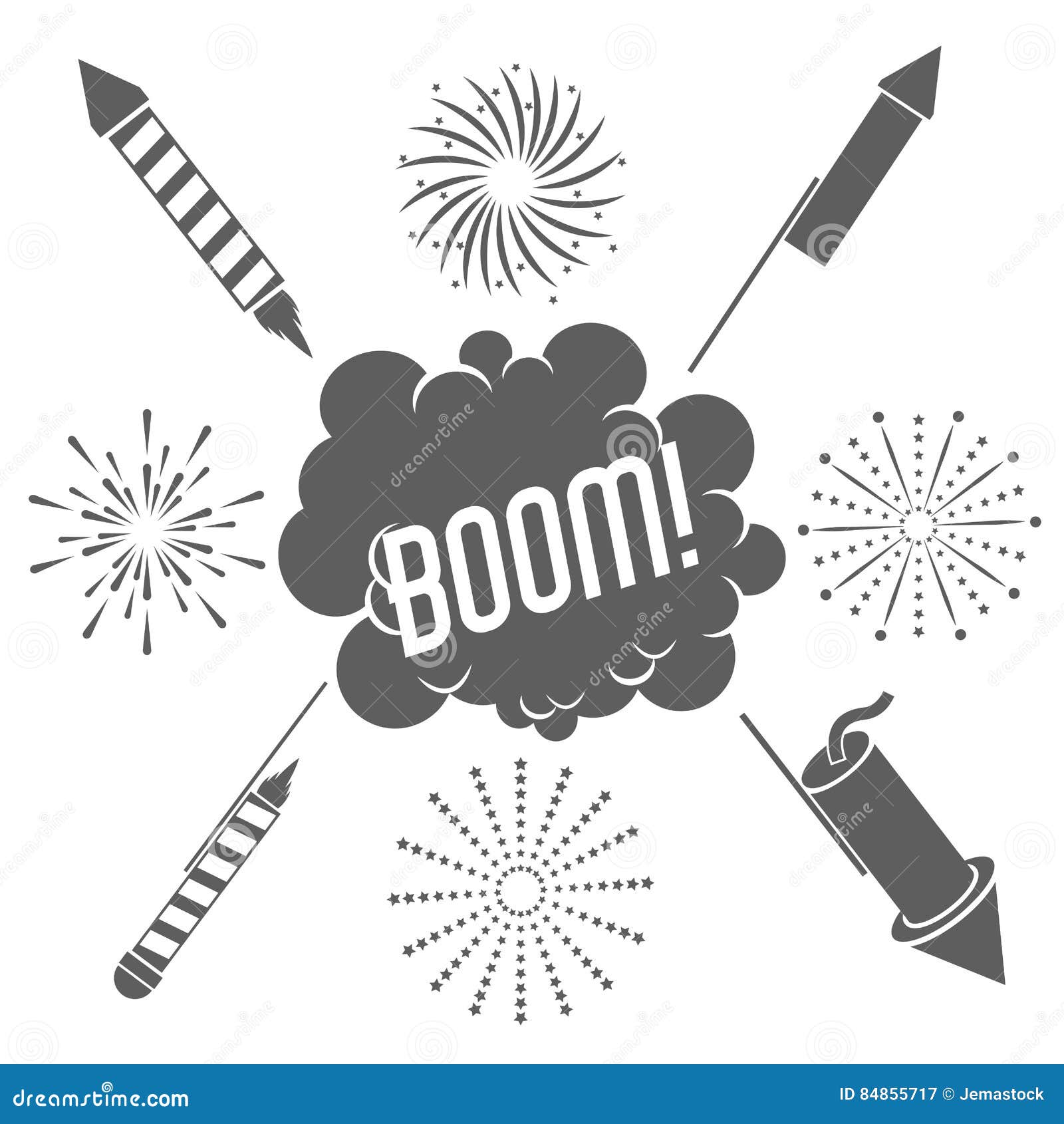 Firework Celebration Explosion Icon. Vector Graphic Stock Vector ...