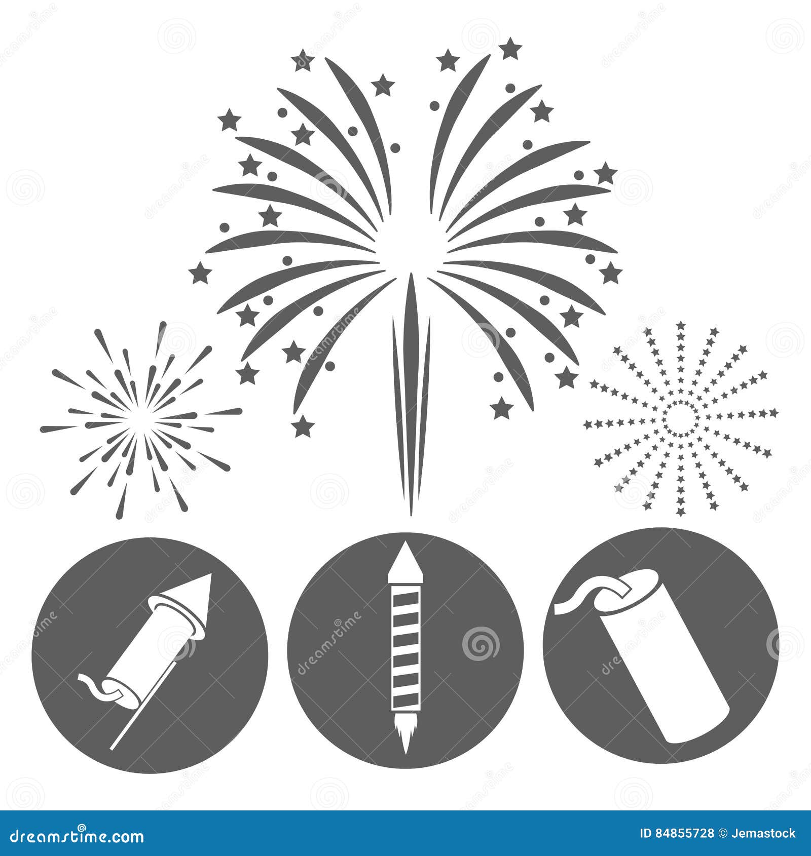 Firework Celebration Explosion Icon. Vector Graphic Stock Vector ...