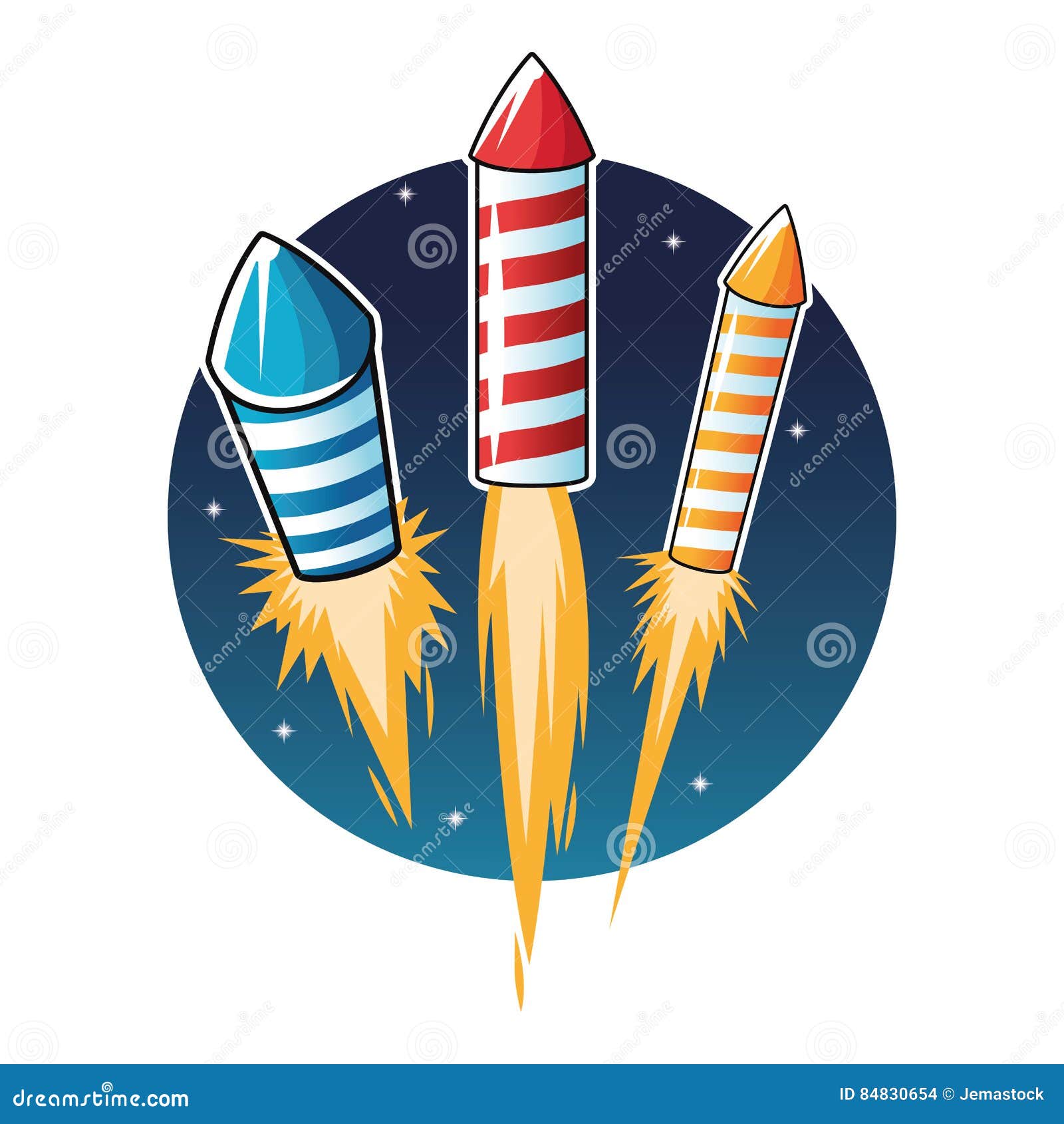 Firework Celebration Explosion Night Icon. Vector Graphic Stock Vector ...