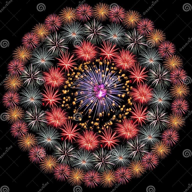 Firework Circle stock photo. Image of magic, circle, beautiful - 9883582