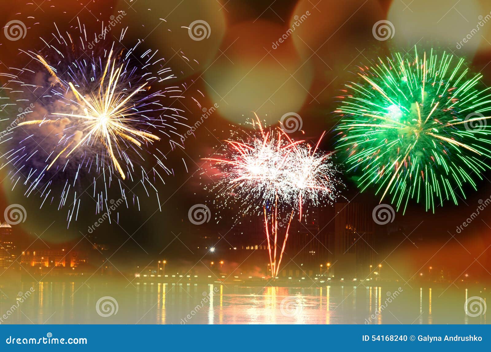 Firework stock photo. Image of design, evening, bursting - 54168240