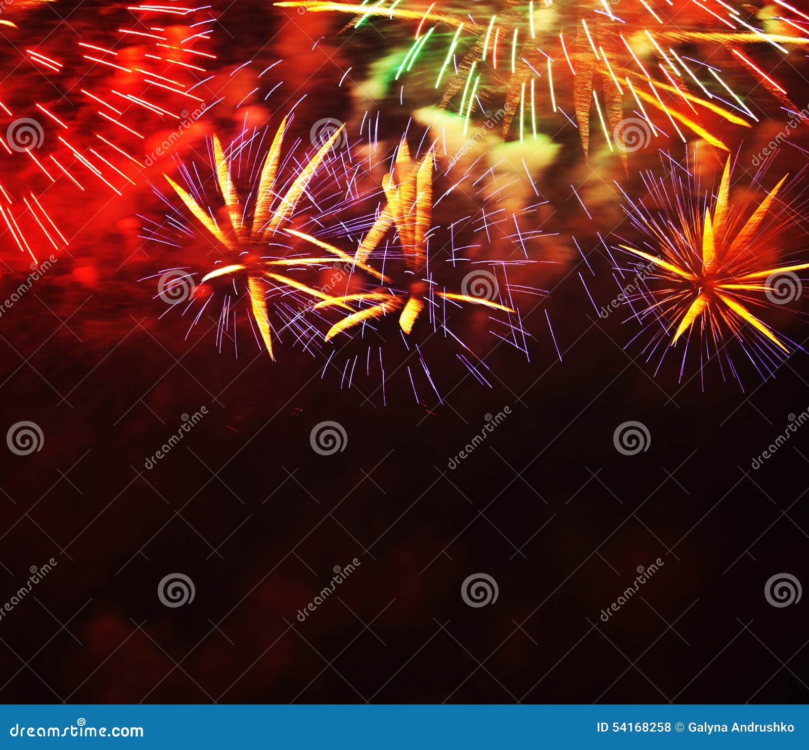 Firework stock photo. Image of city, illuminated, bursting - 54168258