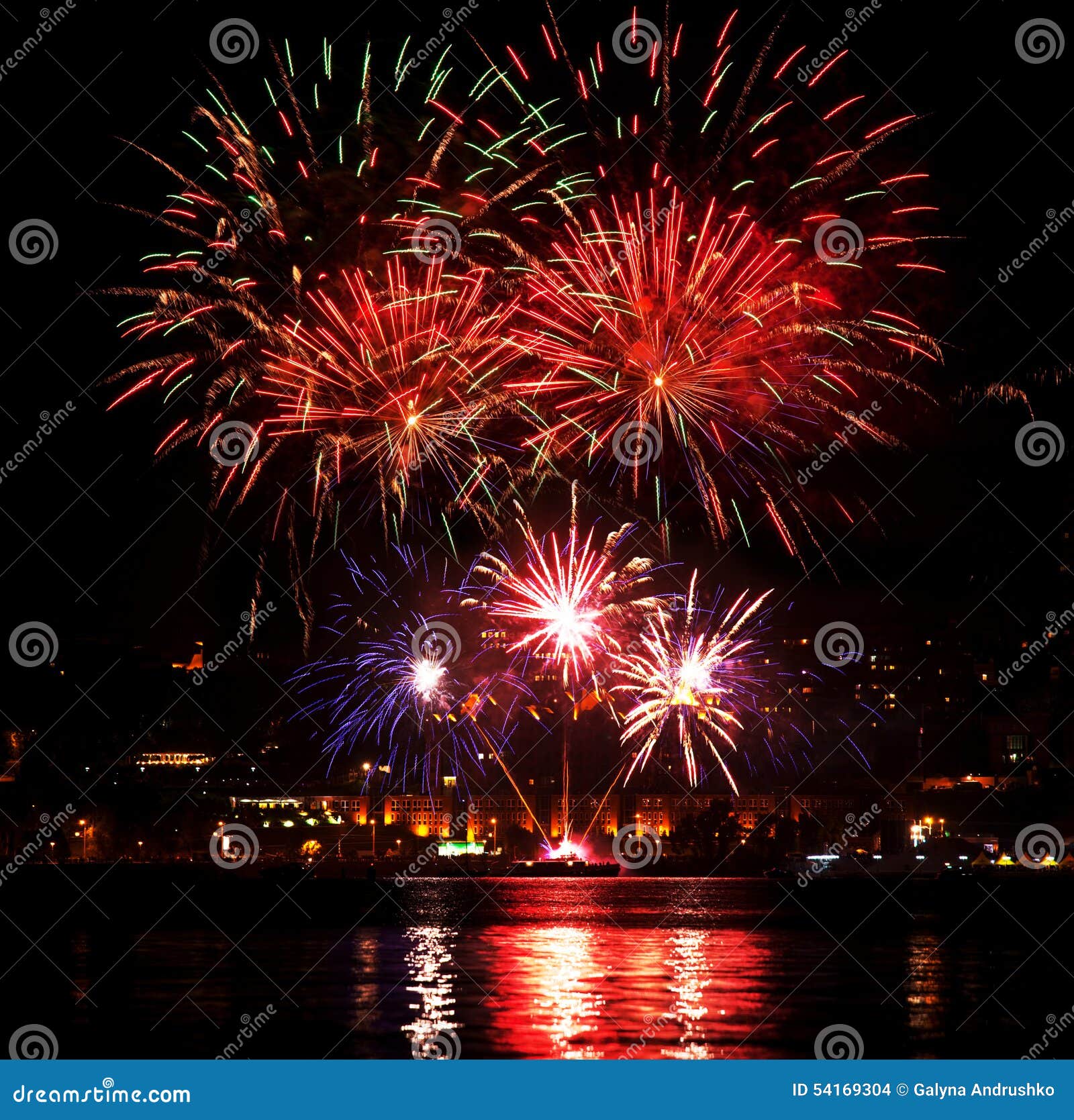 Firework stock photo. Image of bursting, decoration, celebrate - 54169304