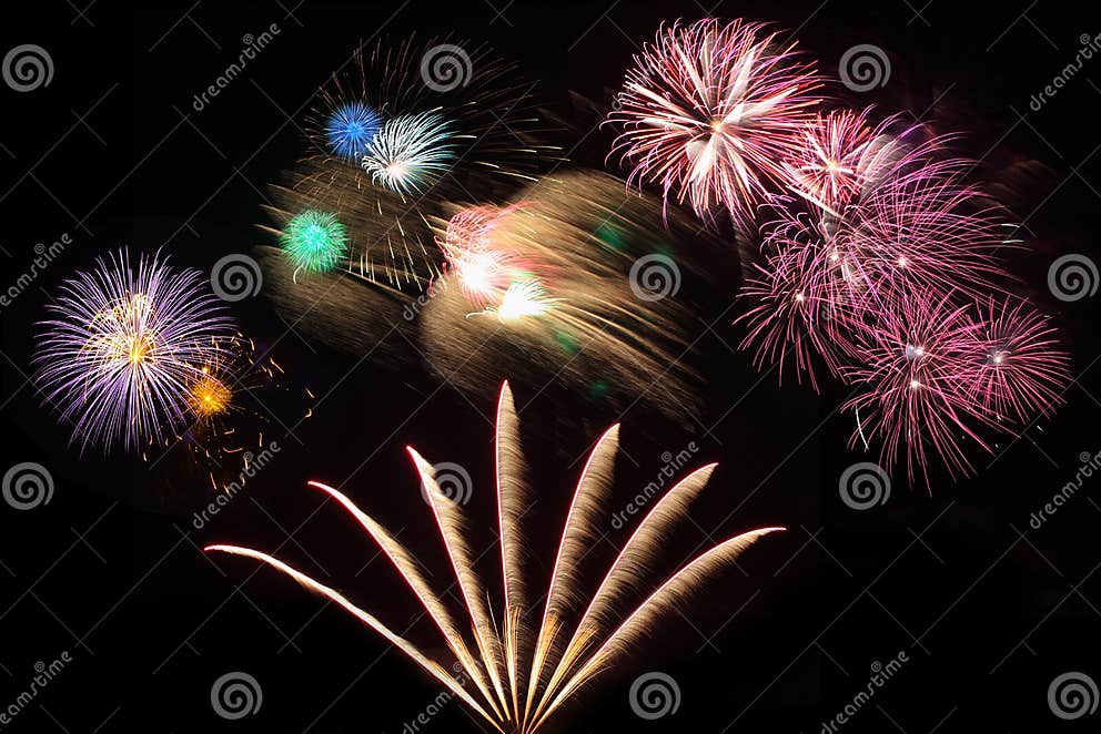 Firework Collection stock image. Image of firework, fireworks - 17027331