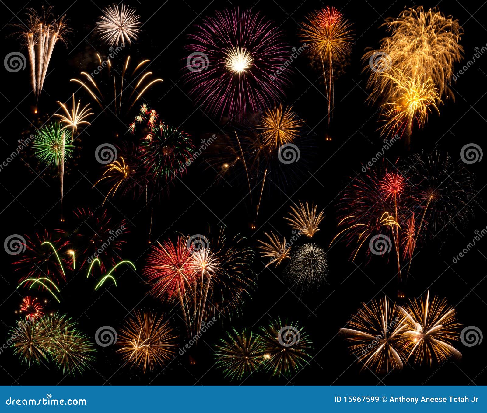 Firework composite stock image. Image of fireworks, celebration - 15967599
