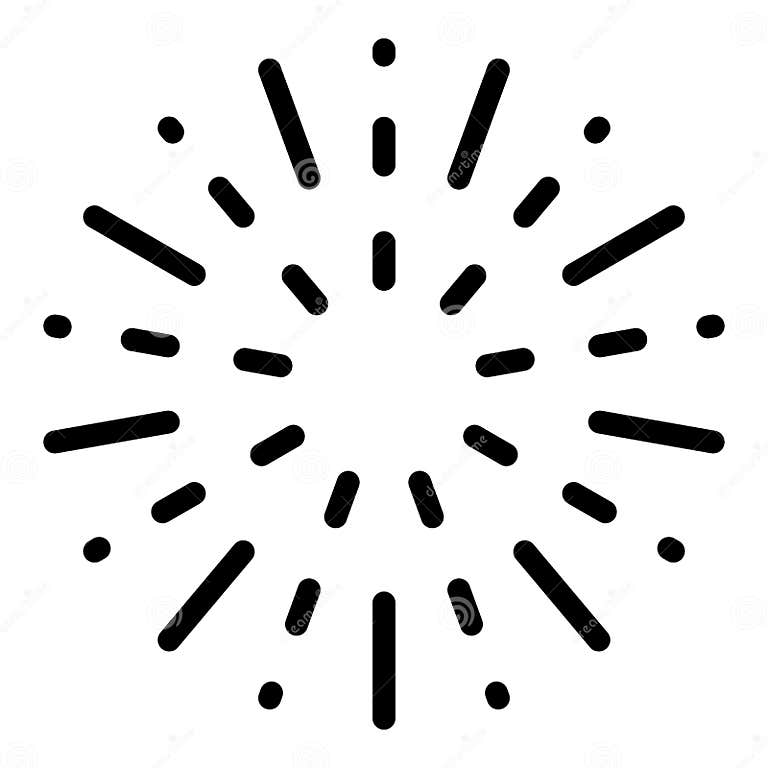 Firework Cracker Icon, Outline Style Stock Illustration - Illustration ...