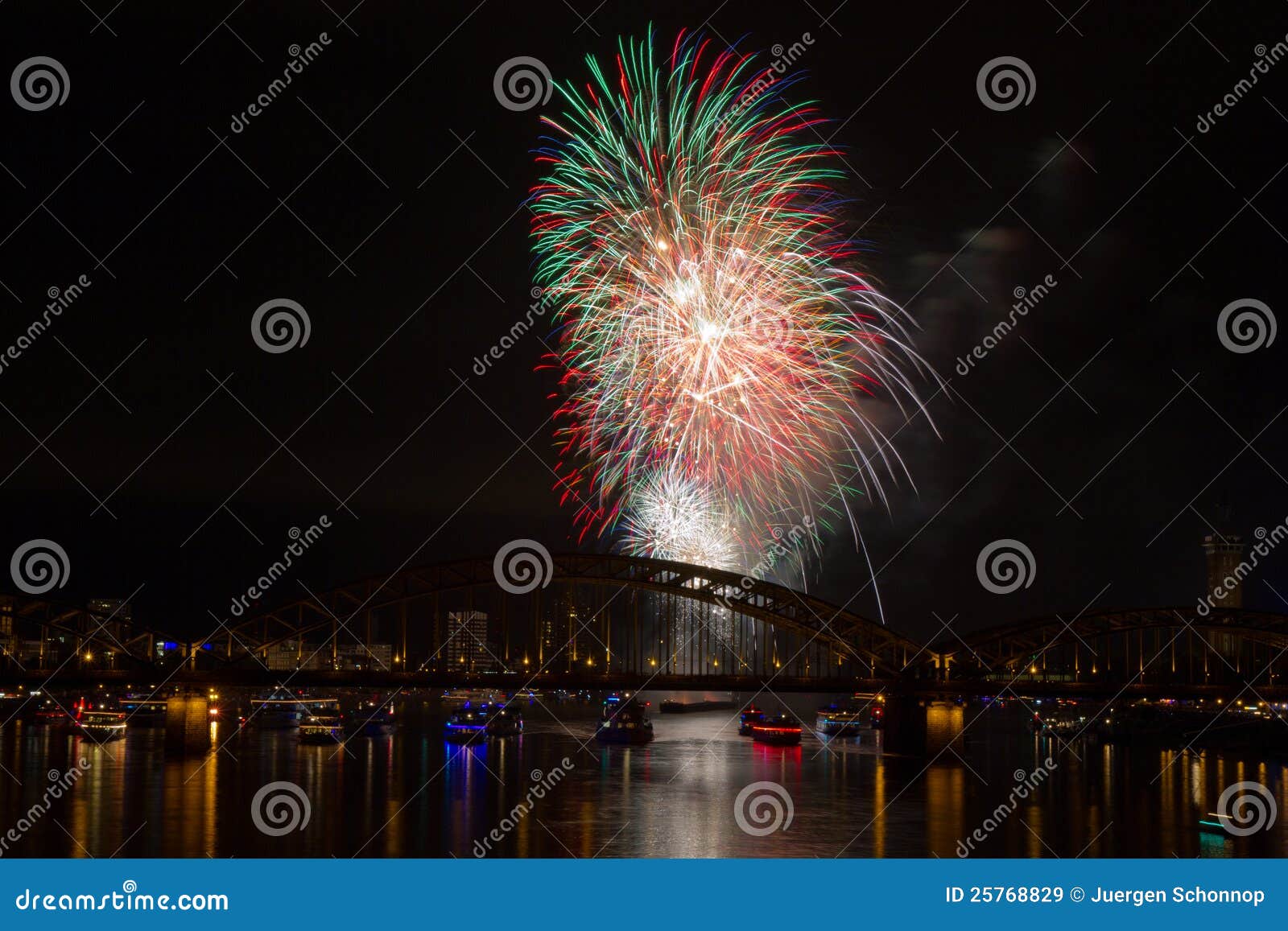 Firework in Different Colours Stock Image - Image of festival, colorful ...