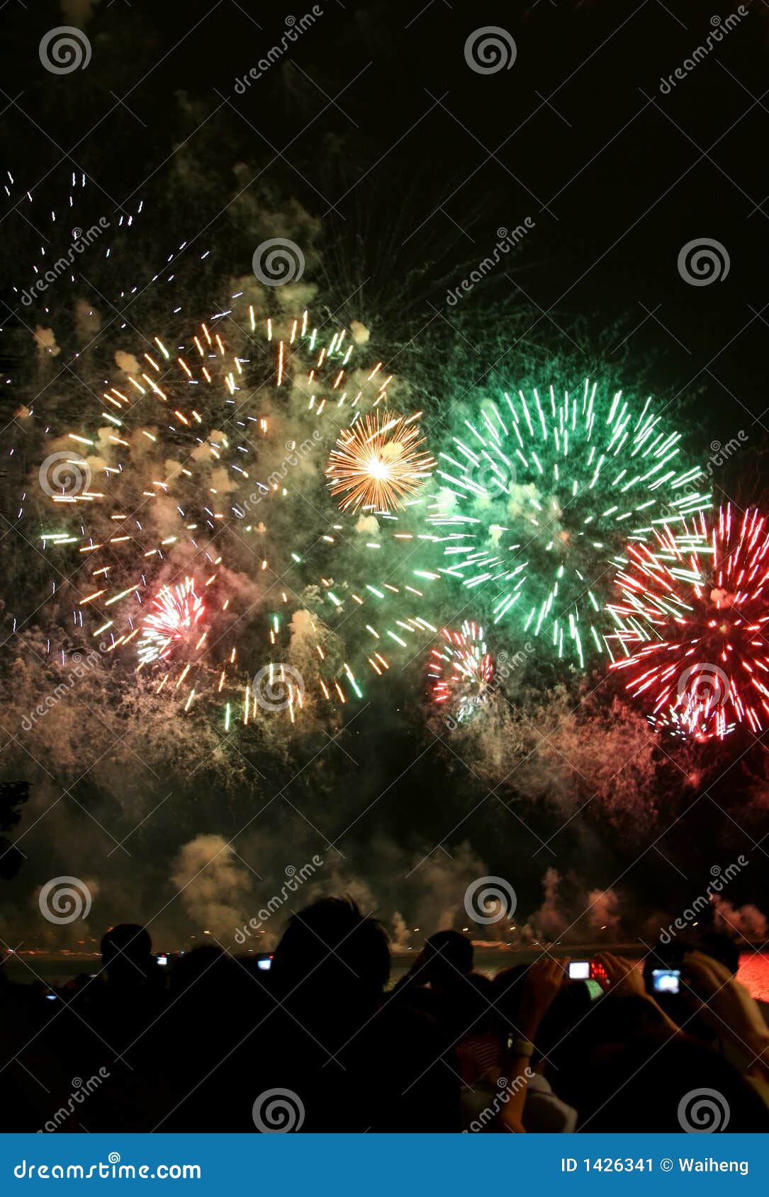 Firework Display stock image. Image of firework, lighting - 1426341