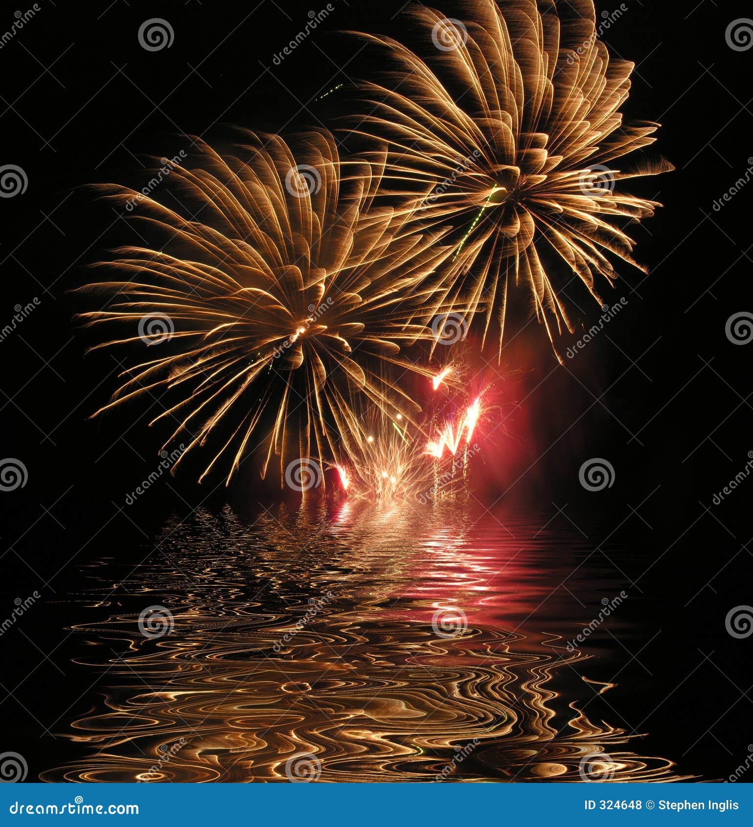 Firework Display stock photo. Image of abstract, explosion - 324648