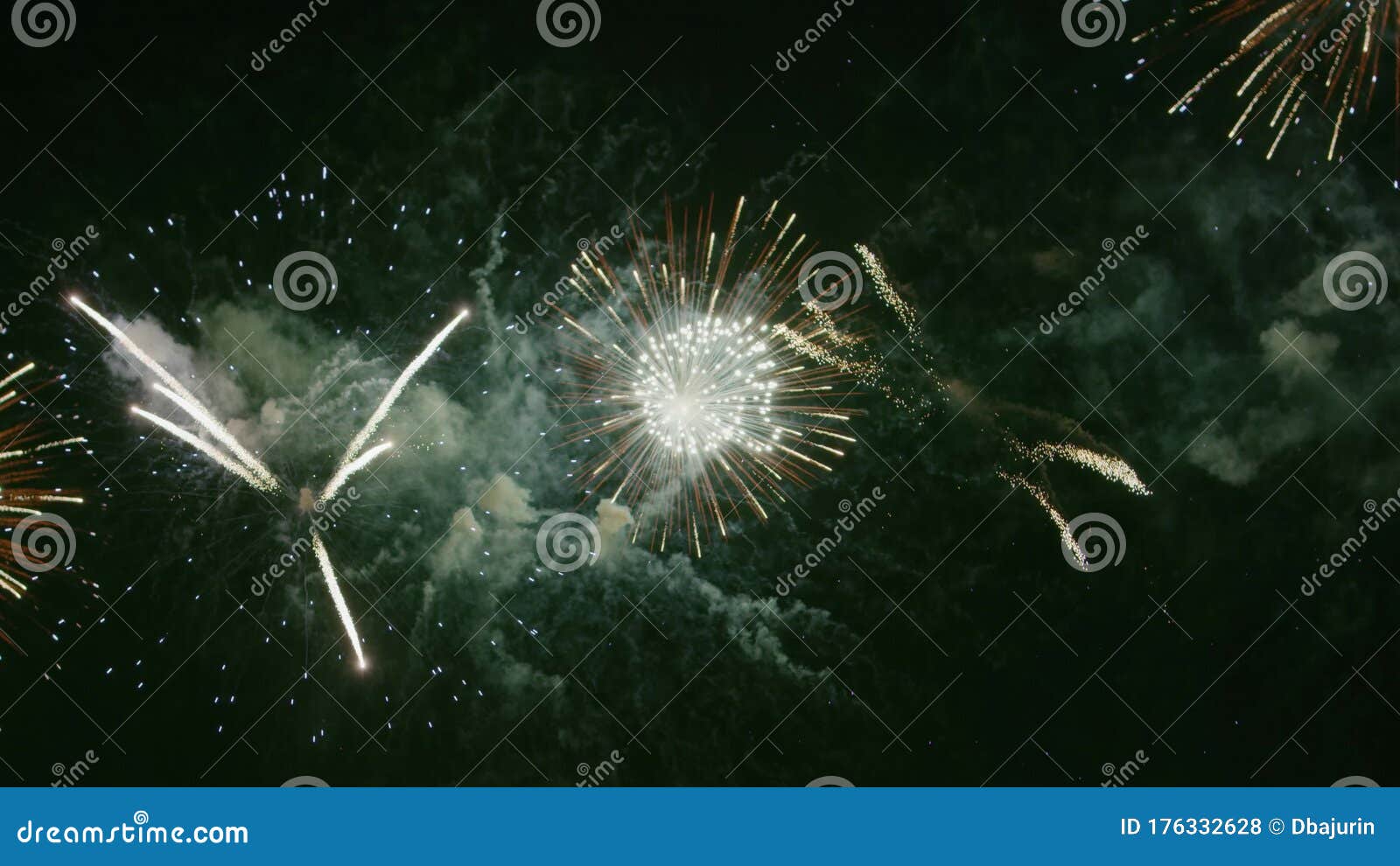 Firework Display Slow Motion Stock Footage - Video of firecracker ...