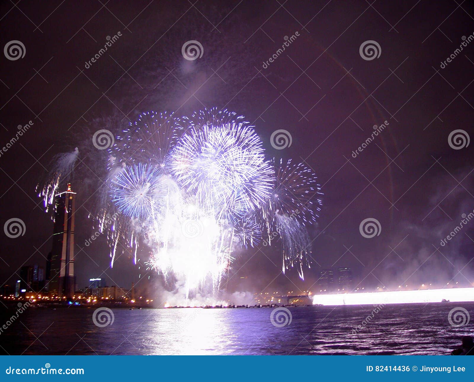 Firework Display stock photo. Image of party, outdoors - 82414436