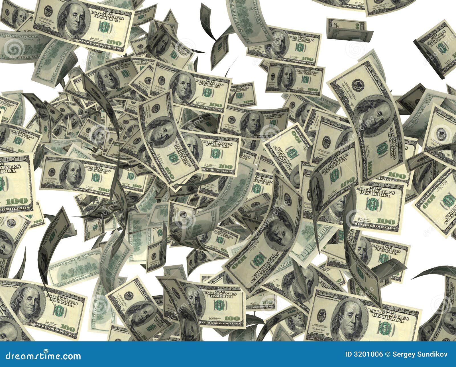Firework of dollars stock illustration. Illustration of isolated - 3201006