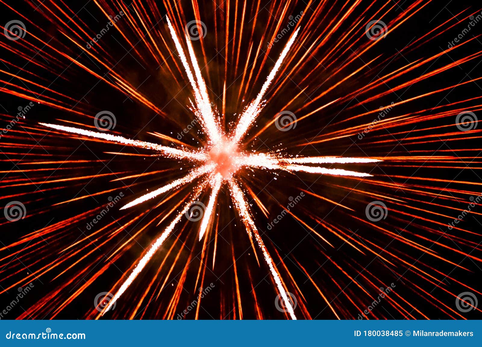 Firework Exploding in the Air Stock Illustration - Illustration of ...