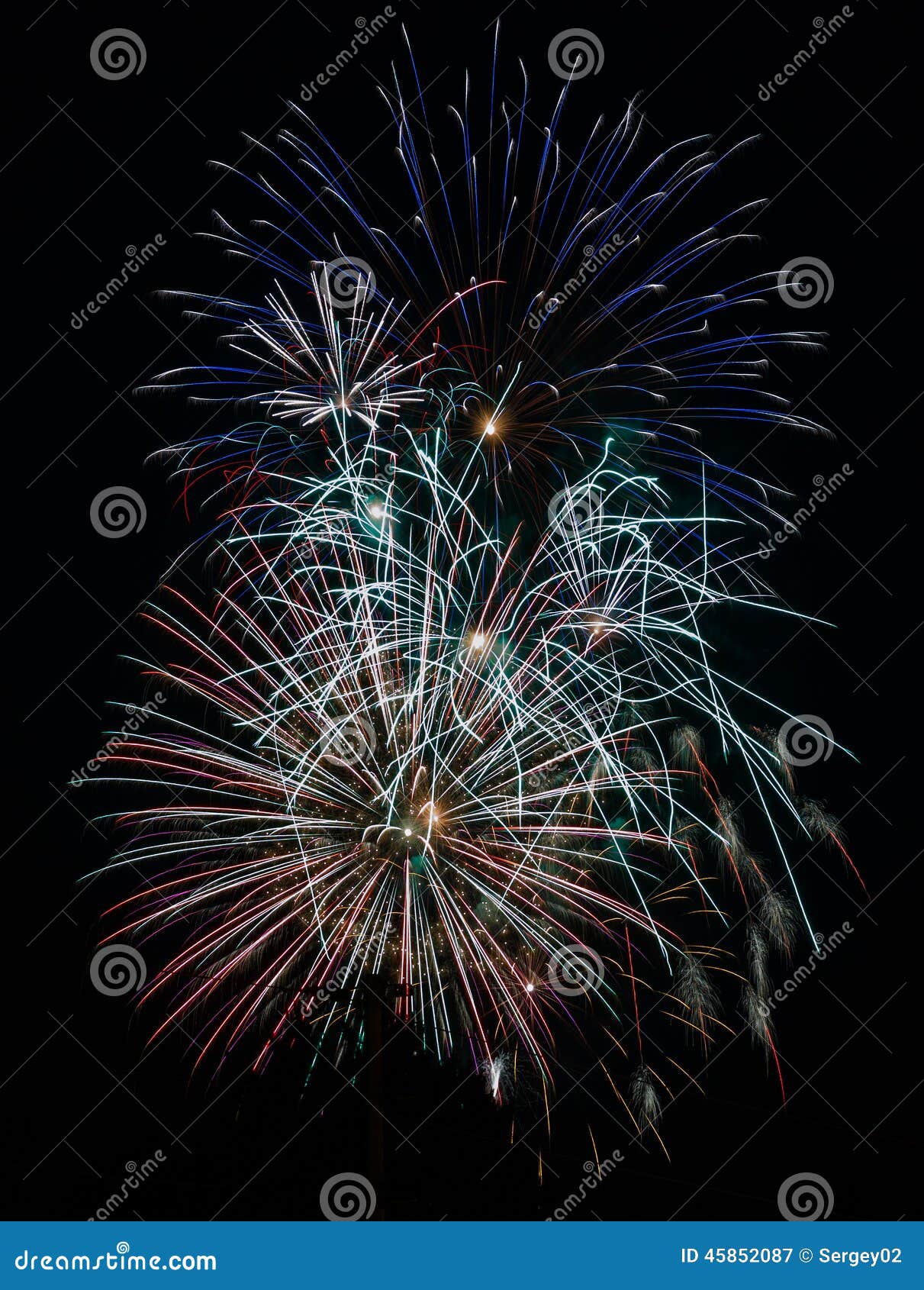 Firework stock image. Image of explosive, independence - 45852087