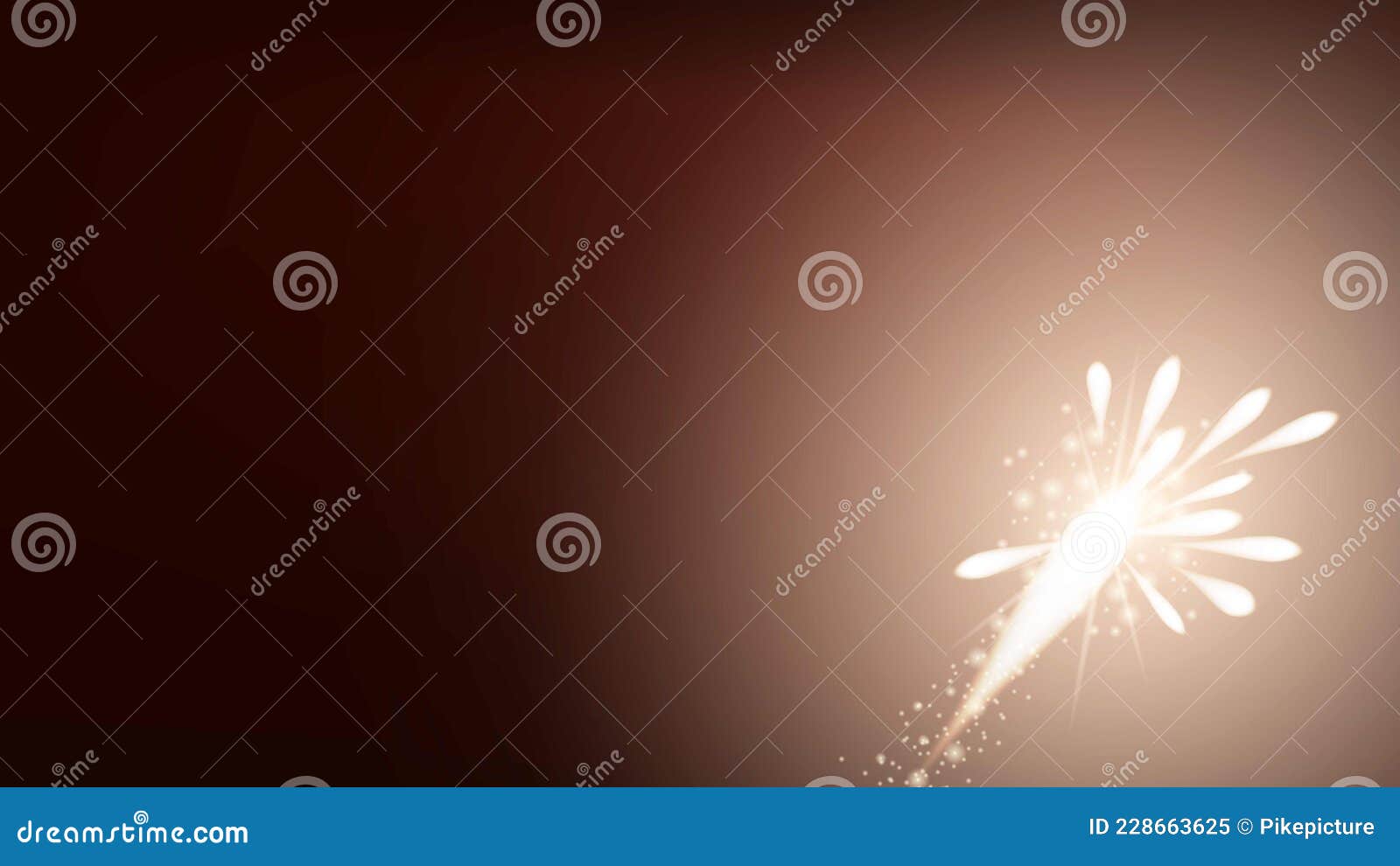 Firework Explosion Bang Banner Copy Space Vector Stock Vector ...