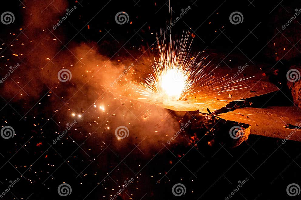 Firework explosion stock photo. Image of sound, power - 77471534