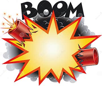 Firework Explosion Cartoon Style Vector Background Stock Vector ...