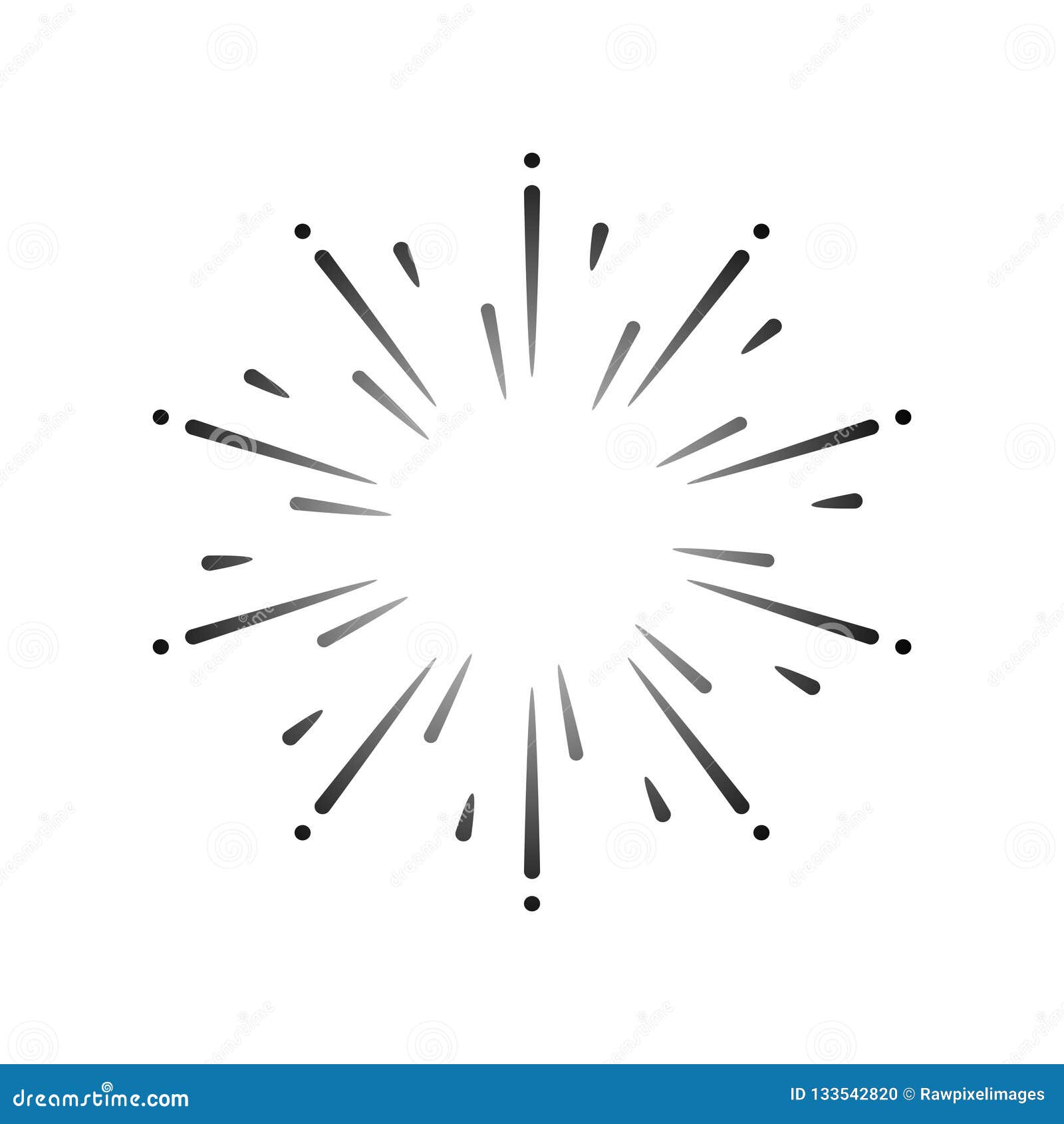 Firework Explosion Design Element Vector Stock Vector - Illustration of ...