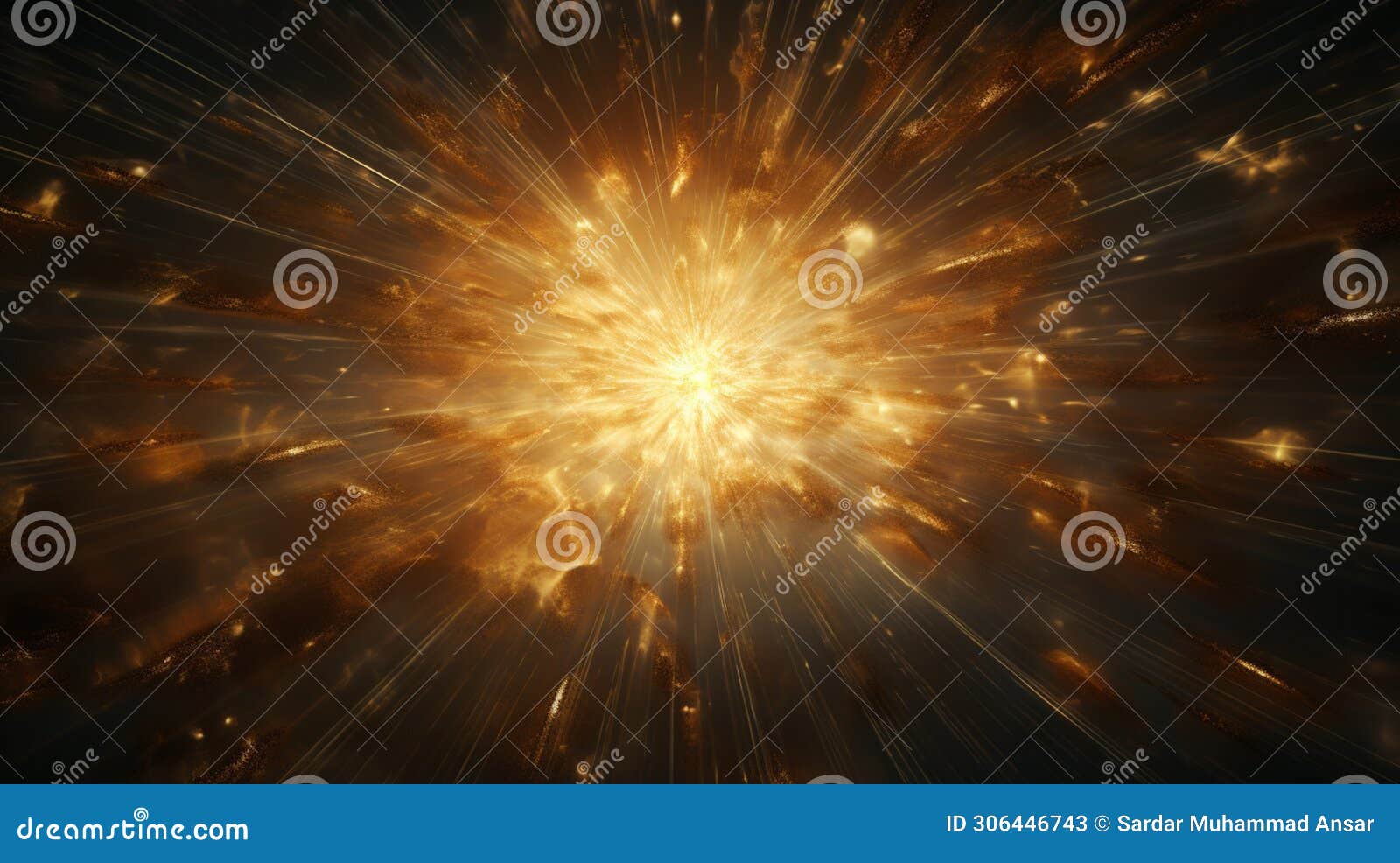 A Firework Explosion that Resembles a Sunburst, with Rays of Light ...
