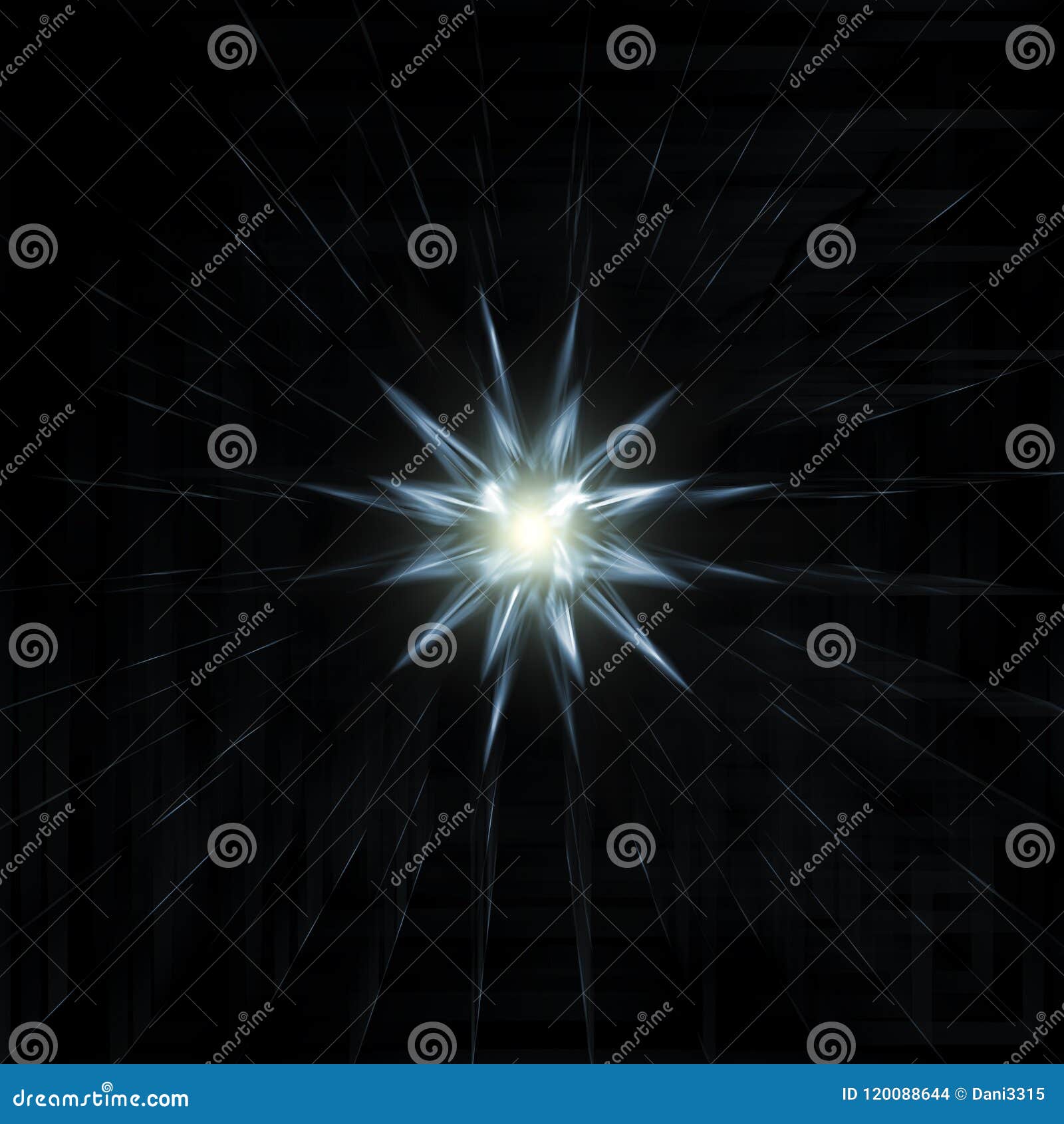 Firework Explosion, Star or Sunburst in Bright Light Rays Stock ...